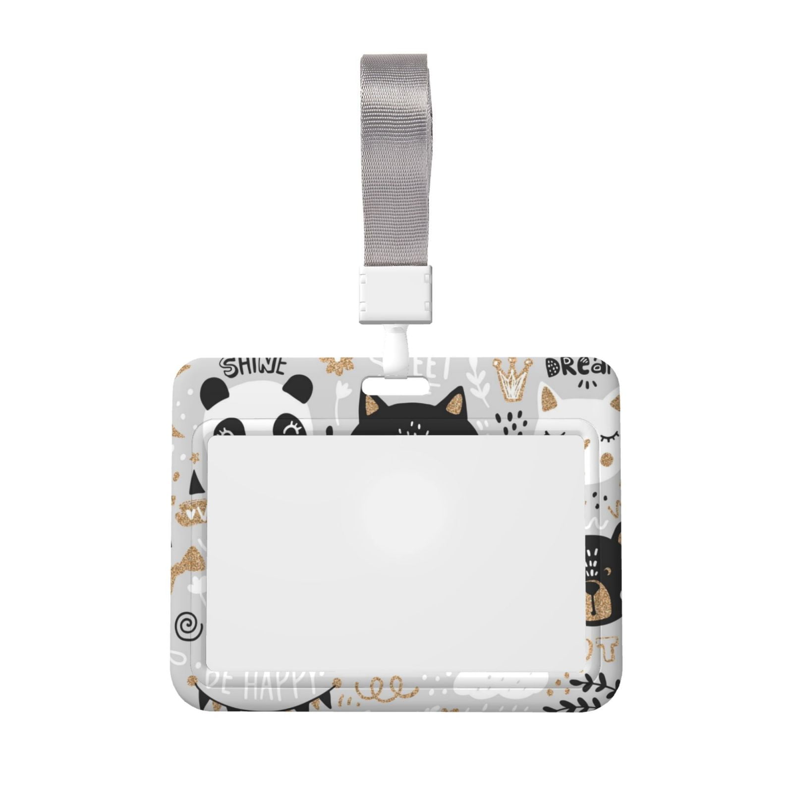 Naloa Funny Animals Series Card Badge Holder Work Badge Sleeve for ...