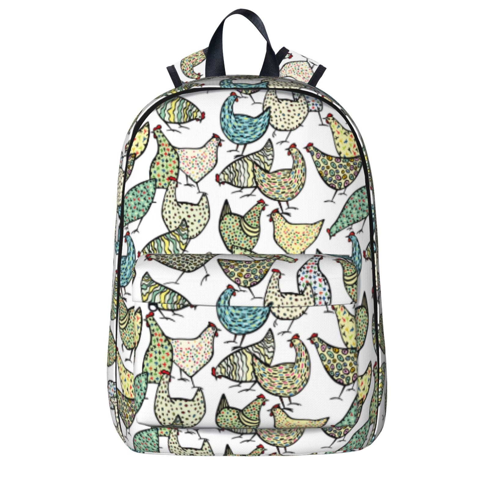 Naloa Funny Chicken Print Laptop Backpack - Computer Bag with 2 ...