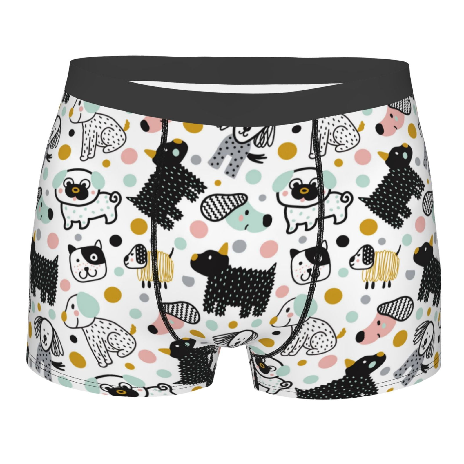 Naloa Funny Puppy Print Mens Underwear - Boxers for Men, Classic Briefs ...