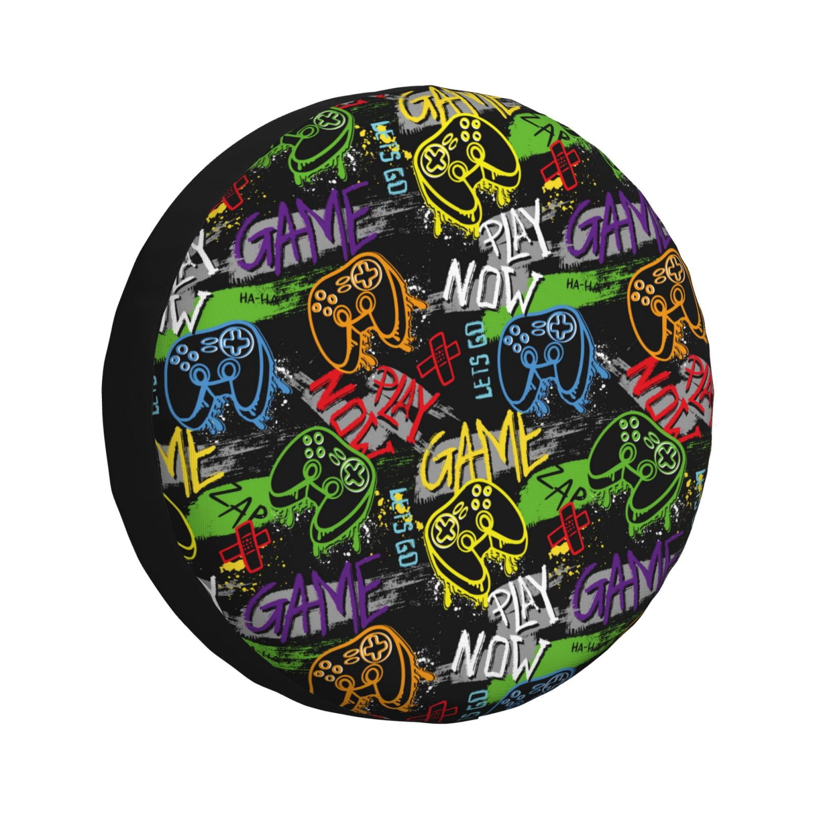Naloa Game Joysticks PVC Leather Spare Tire Wheel Cover for Car Truck ...