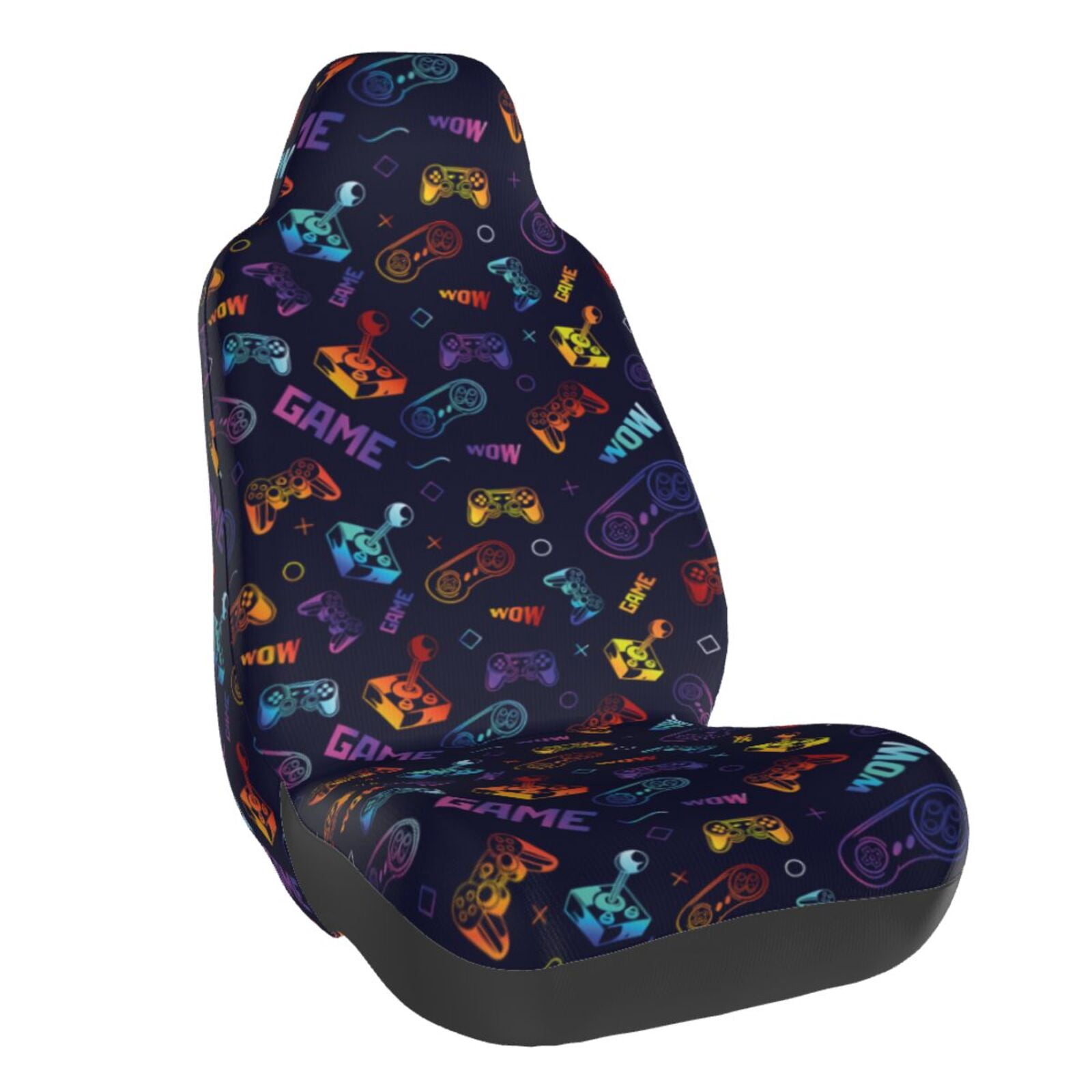 Naloa Games Car Seat Covers Universal Front Seat Coves for Car ...