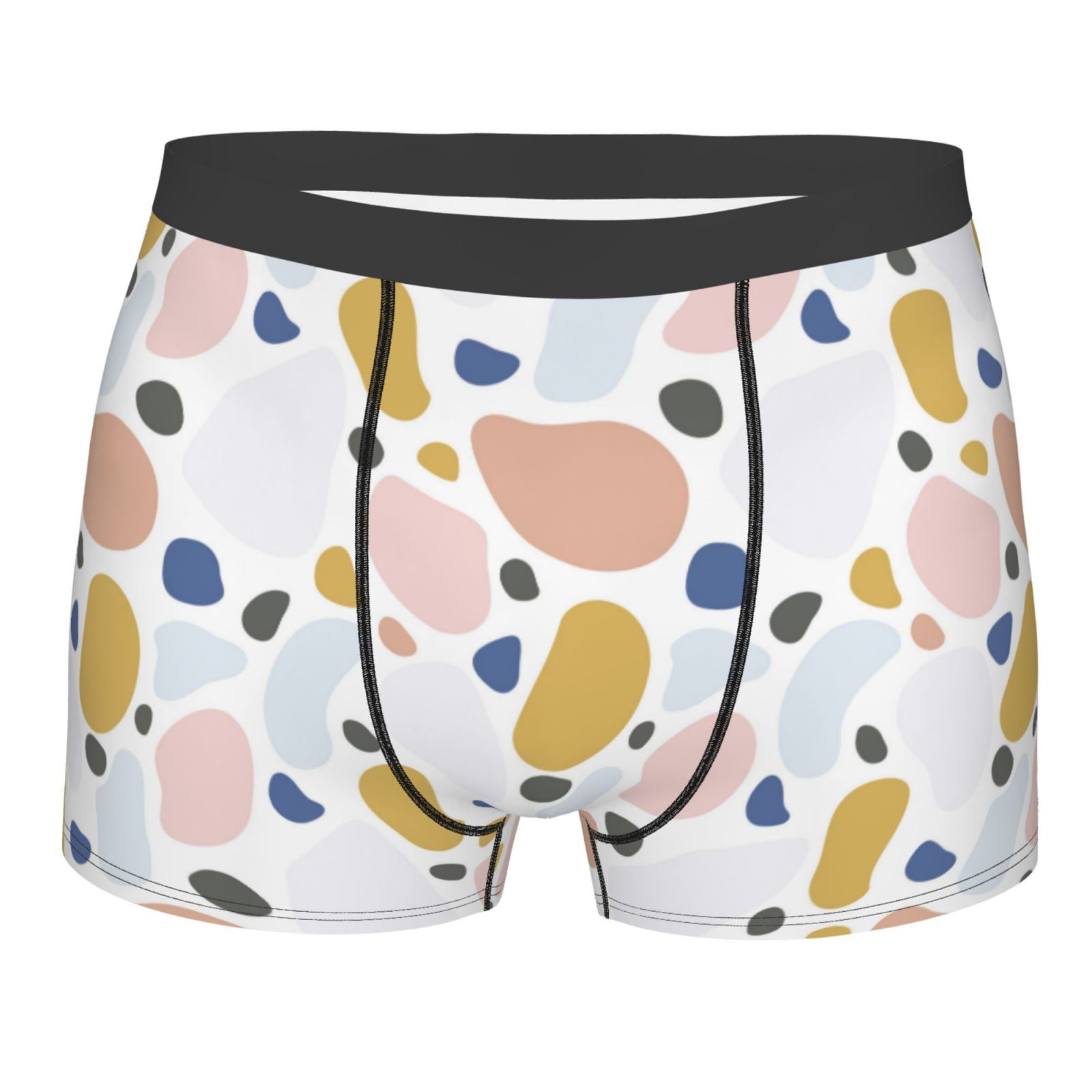 Naloa Geometric Spots Print Mens Underwear - Boxers for Men, Classic ...