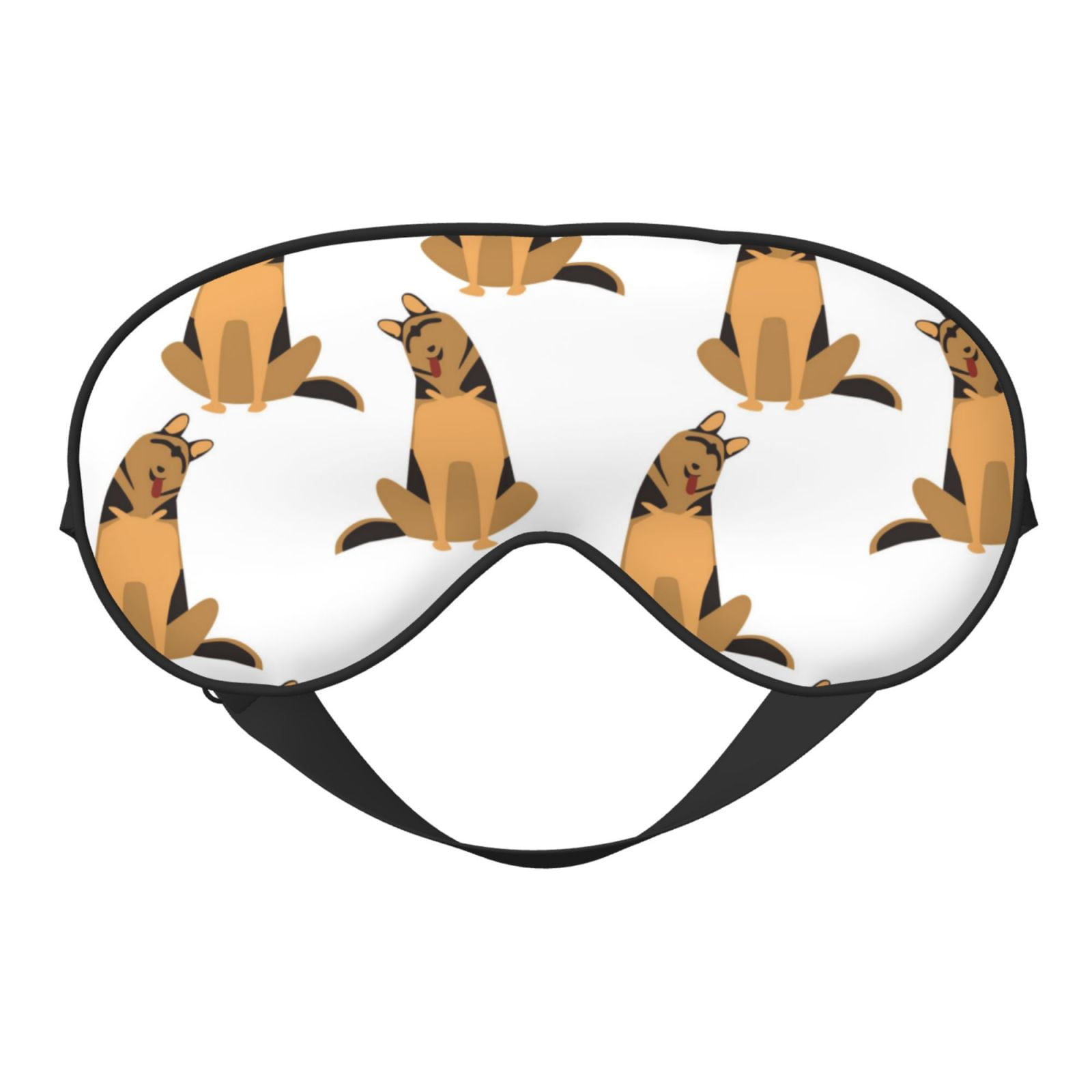 Naloa German Shepherd Dog Print Sleep Mask for Sleeper, Light Blocking ...