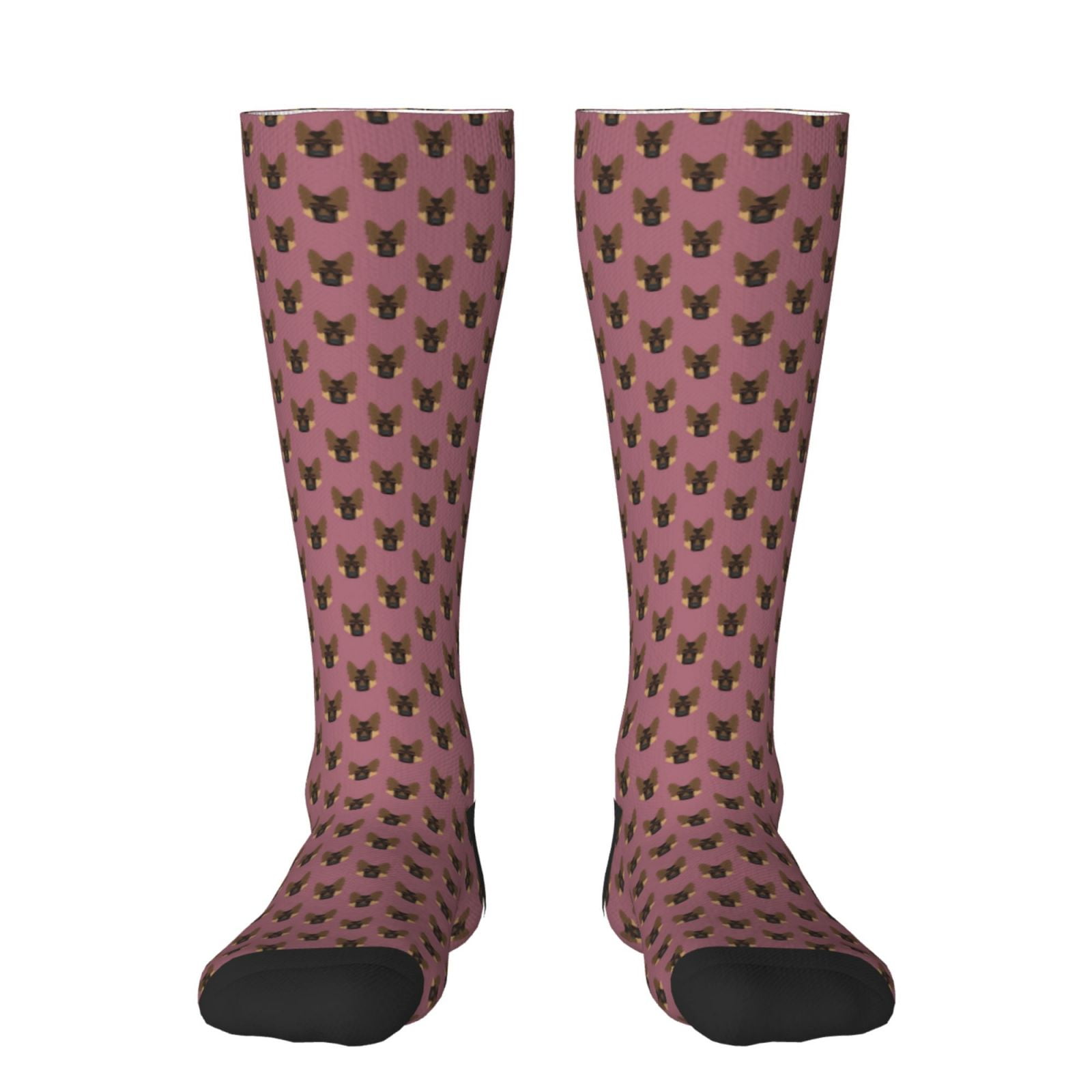 Naloa German Shepherd Dog Thigh High Socks Extra Long Stretchy Sock ...