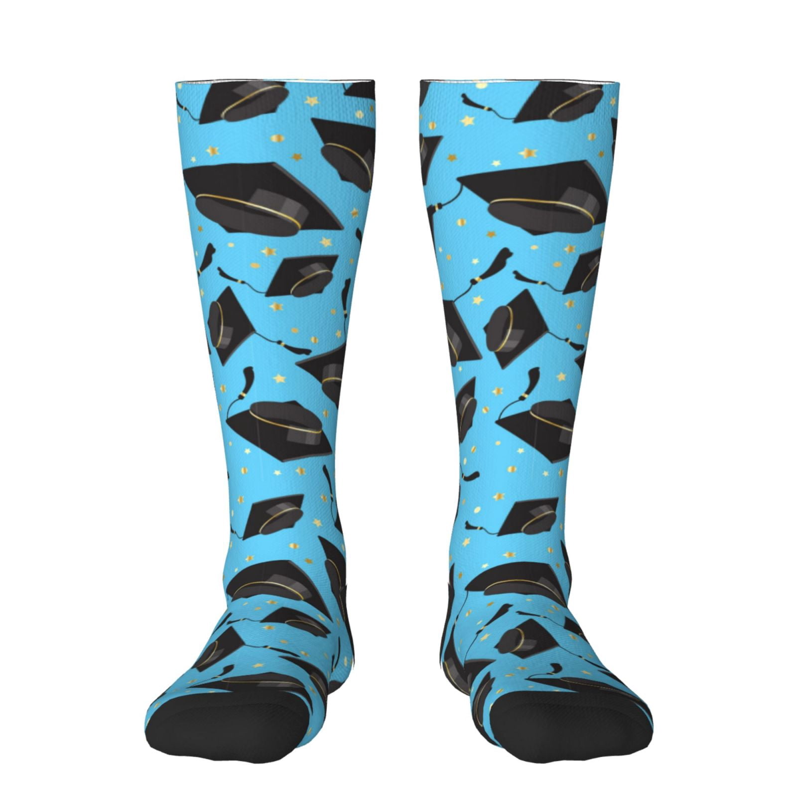 Naloa Graduation Hats2 Thigh High Socks Extra Long Stretchy Sock Women ...