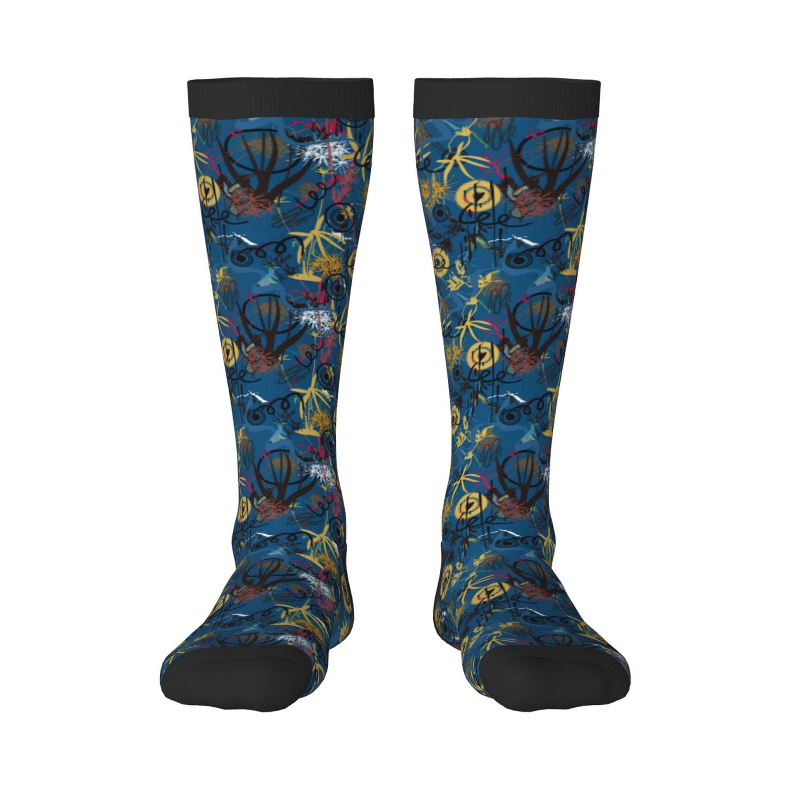Naloa Halloween Elements Thigh High Socks Extra Long Stretchy Sock ...