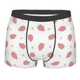 Naloa Hand Drawn Strawberry Print Mens Underwear - Boxers for Men ...
