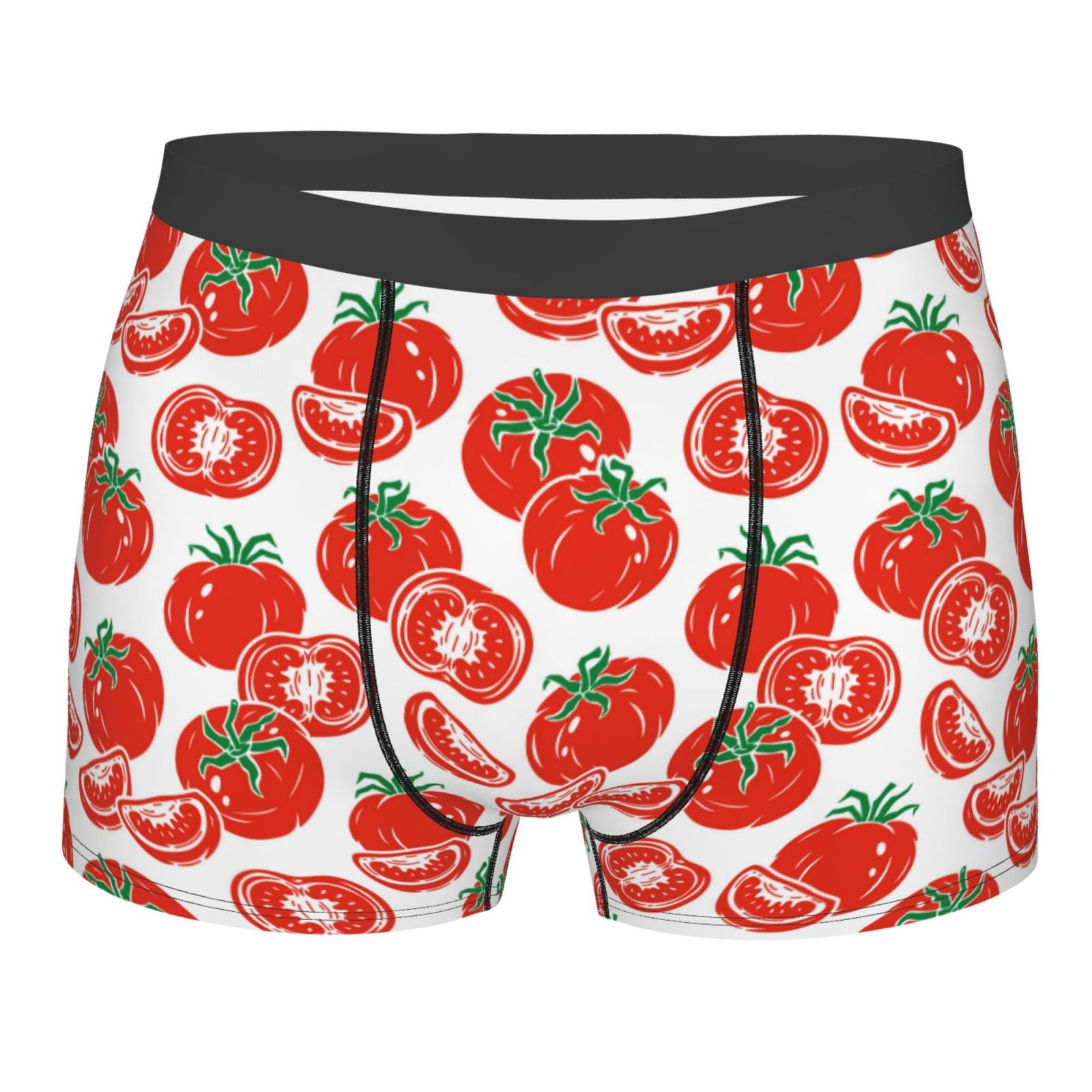 Naloa Hand Drawn Tomatoes Print Mens Underwear - Boxers for Men ...