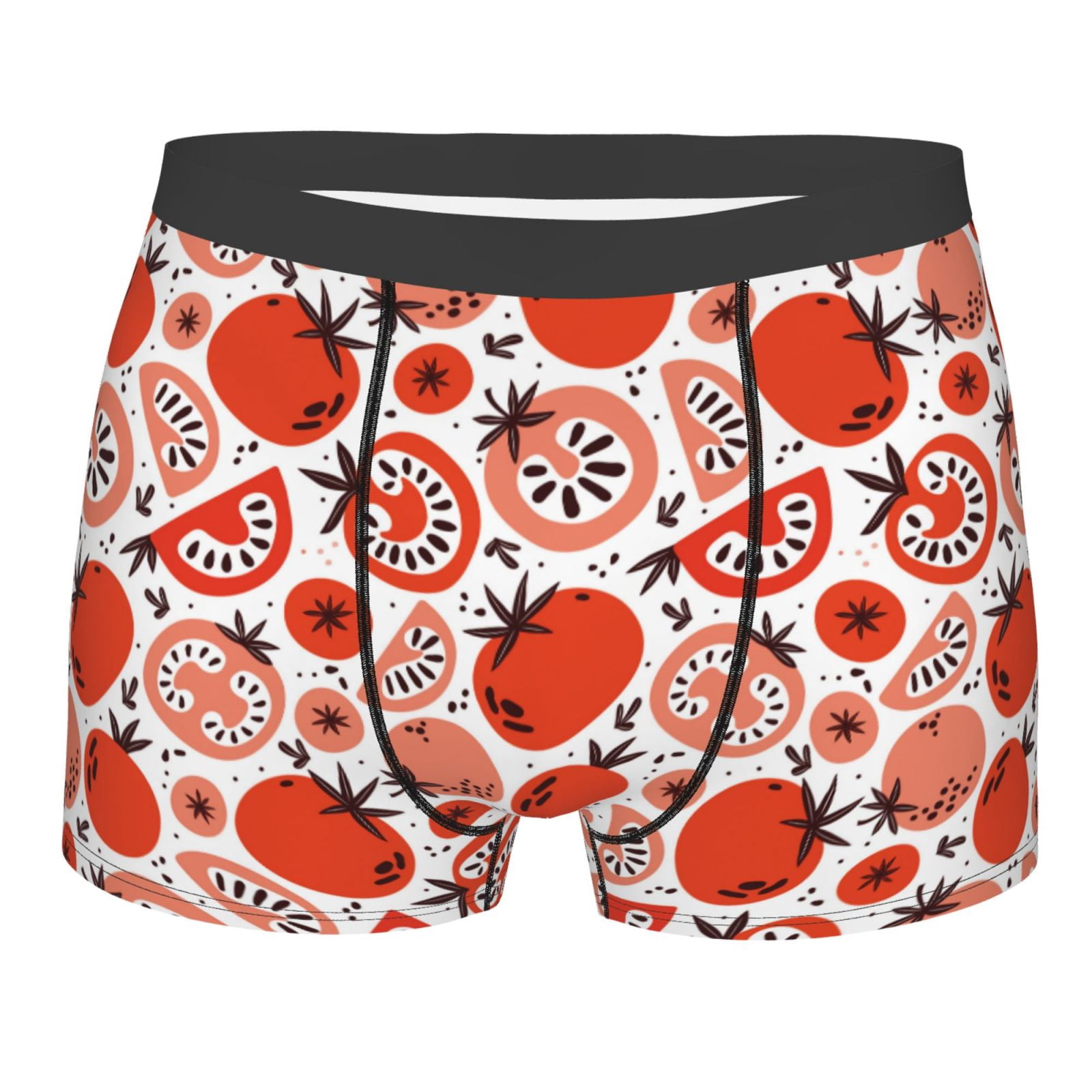 Naloa Hand Drawn Tomatoes Print Mens Underwear - Boxers for Men ...