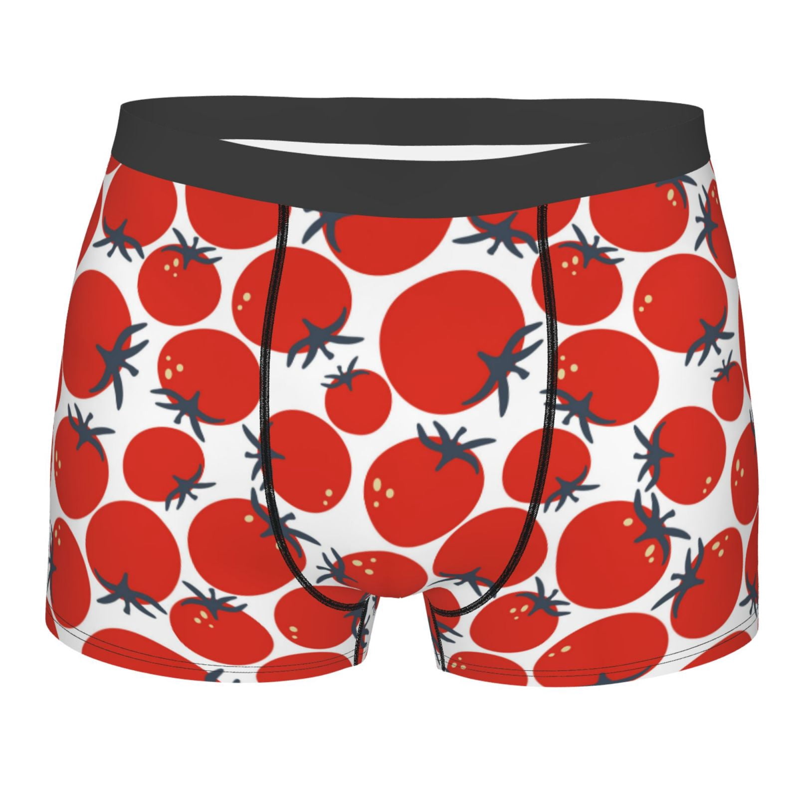 Naloa Hand Drawn Tomatoes Print Mens Underwear - Boxers for Men ...