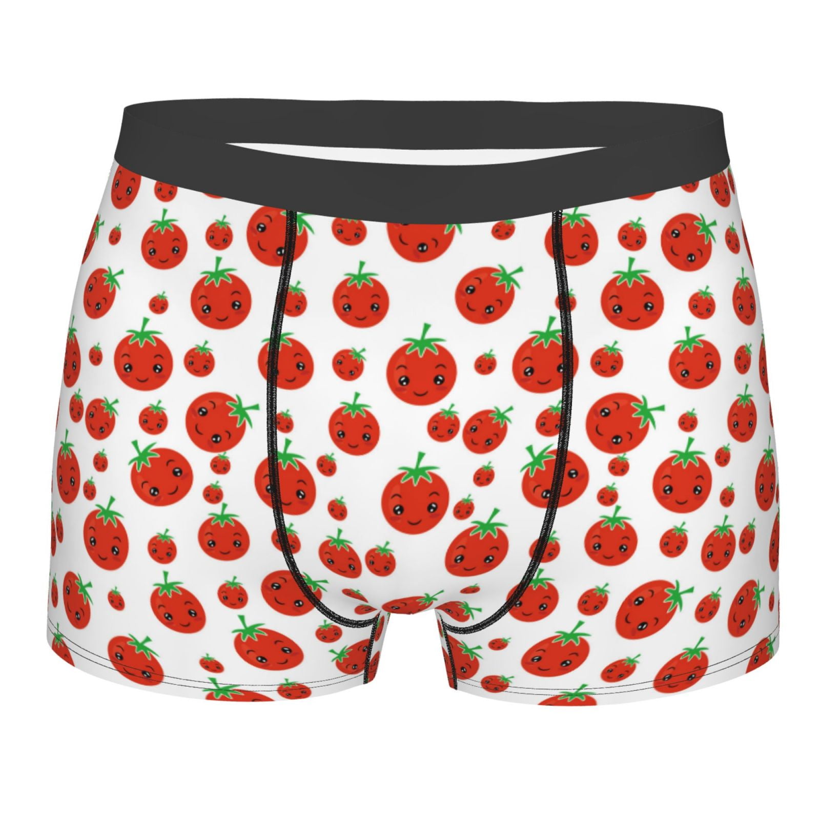 Naloa Hand Drawn Tomatoes Print Mens Underwear - Boxers for Men ...