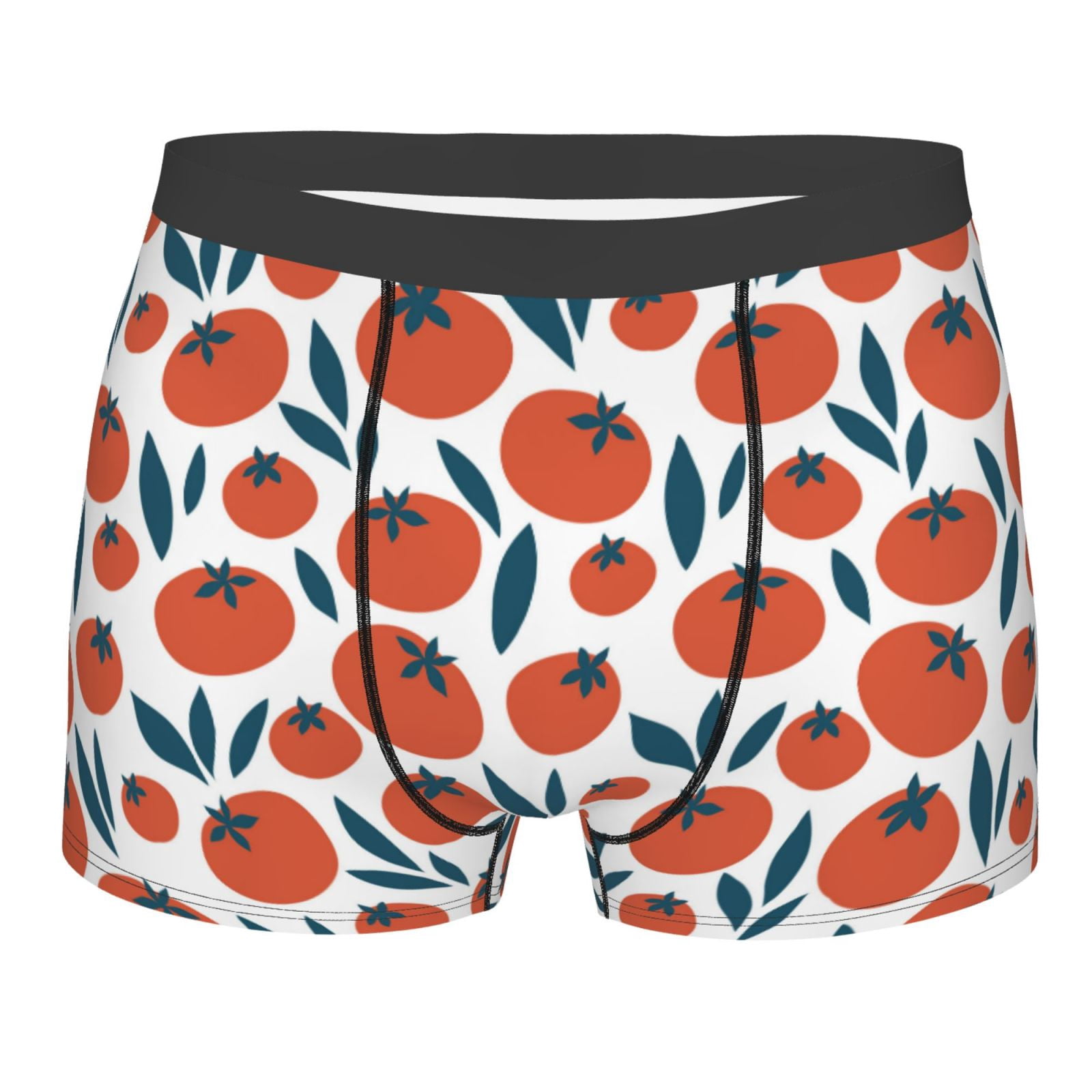 Naloa Hand Drawn Tomatoes Print Mens Underwear - Boxers for Men ...