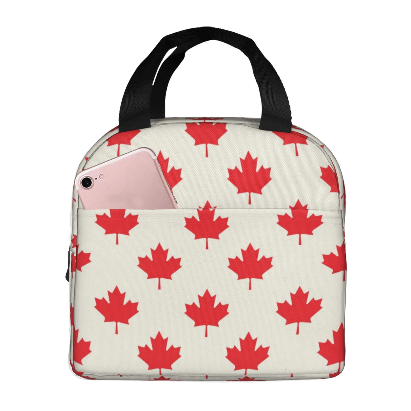 Naloa Happy Canada Day Print Lunch Box for Women Men,Insulated Lunch ...