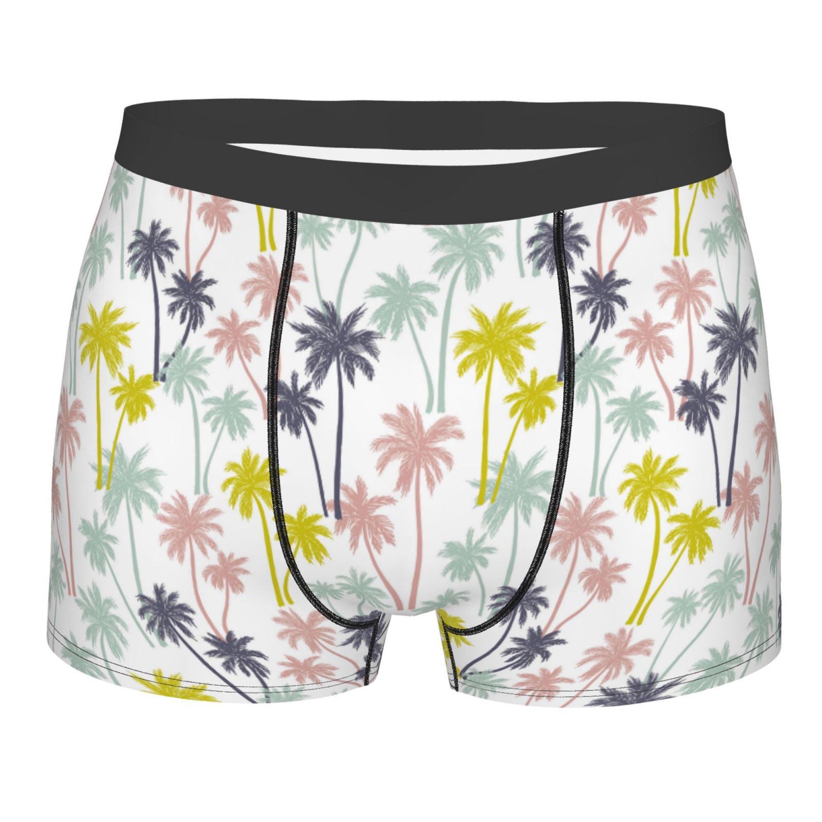 Naloa Hawaiian Coconut Tree Print Mens Underwear - Boxers for Men ...