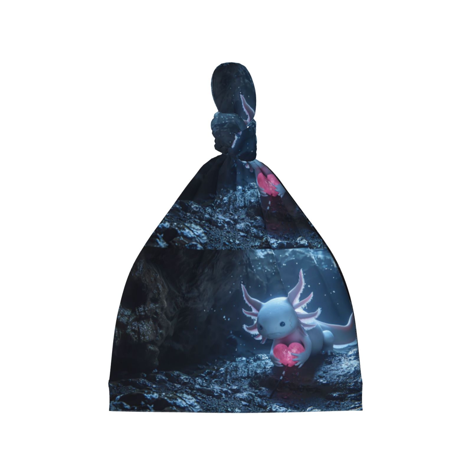 Naloa Heart Axolotl Baby Newborn Hats, Infant Knotted Baby Hat, Beanie ...