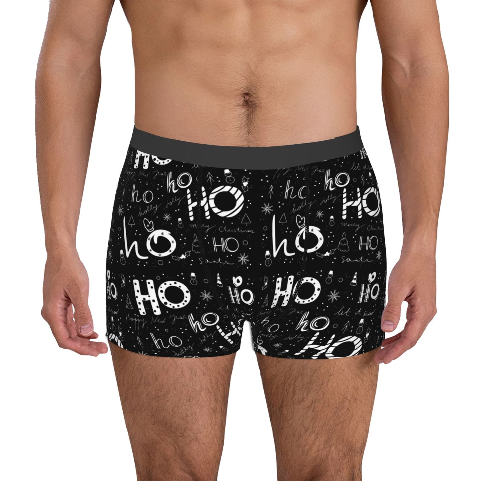 Naloa Ho-Ho-Ho 2 Mens Underwear - Boxers for Men, Mens Boxer Briefs ...