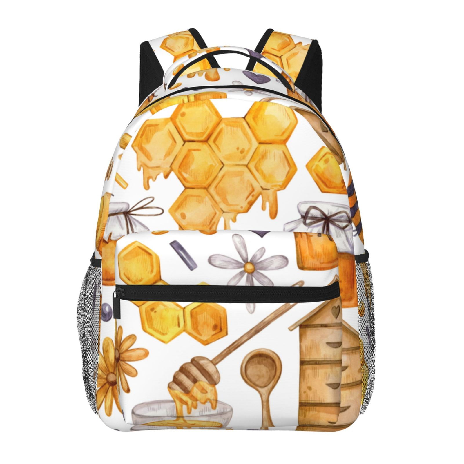 Naloa Honey Bee Set Print Solid Color Tie Formal Necktie for Men ...