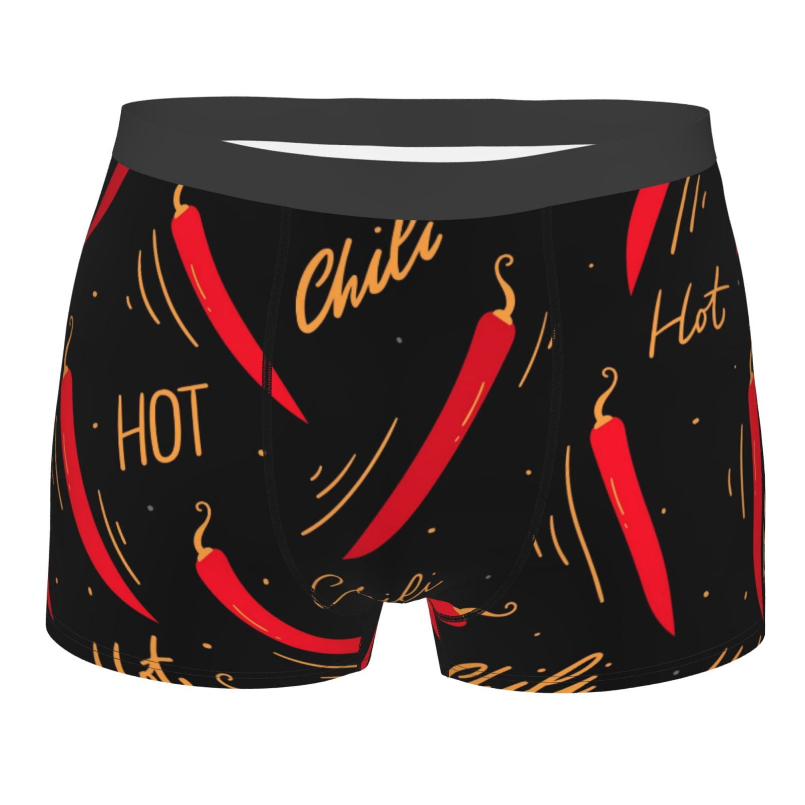 Naloa Hot Chili Print Mens Underwear - Boxers for Men, Classic Briefs ...