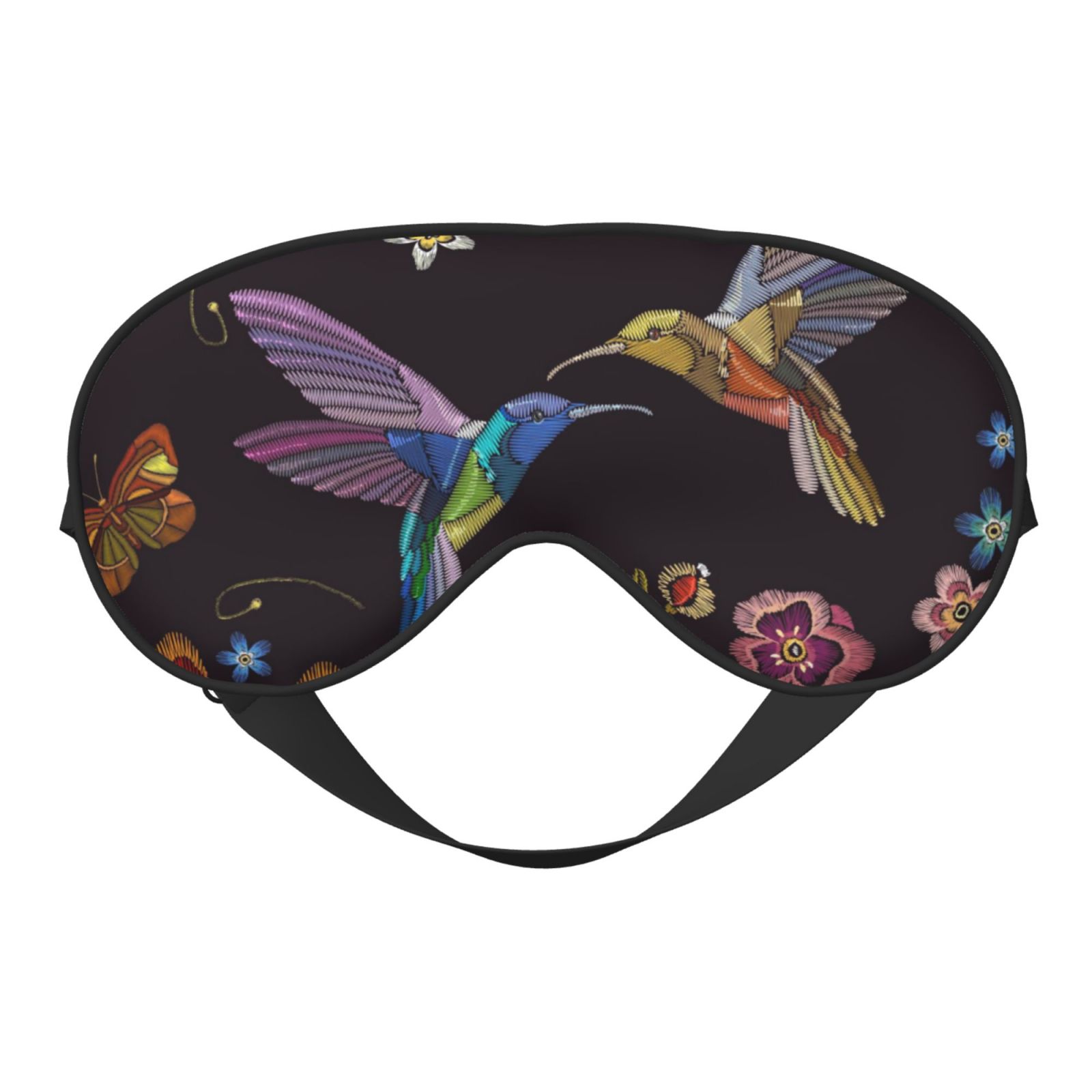 Naloa Humming Bird Print Sleep Mask for Sleeper, Light Blocking ...