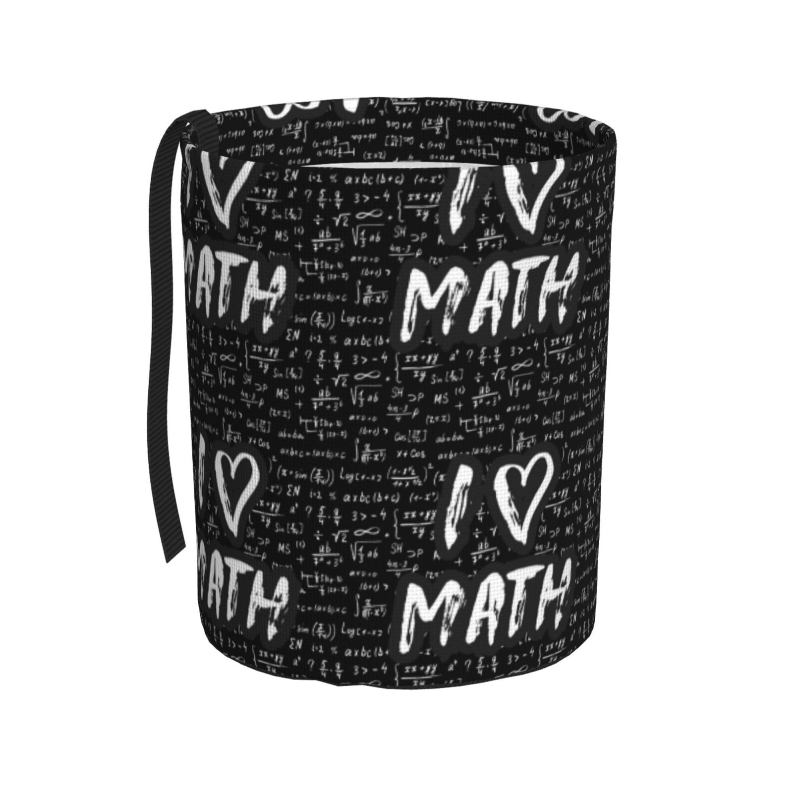 Naloa I love Math Car Trash Can Garbage Car Accessories Trash Can Car ...