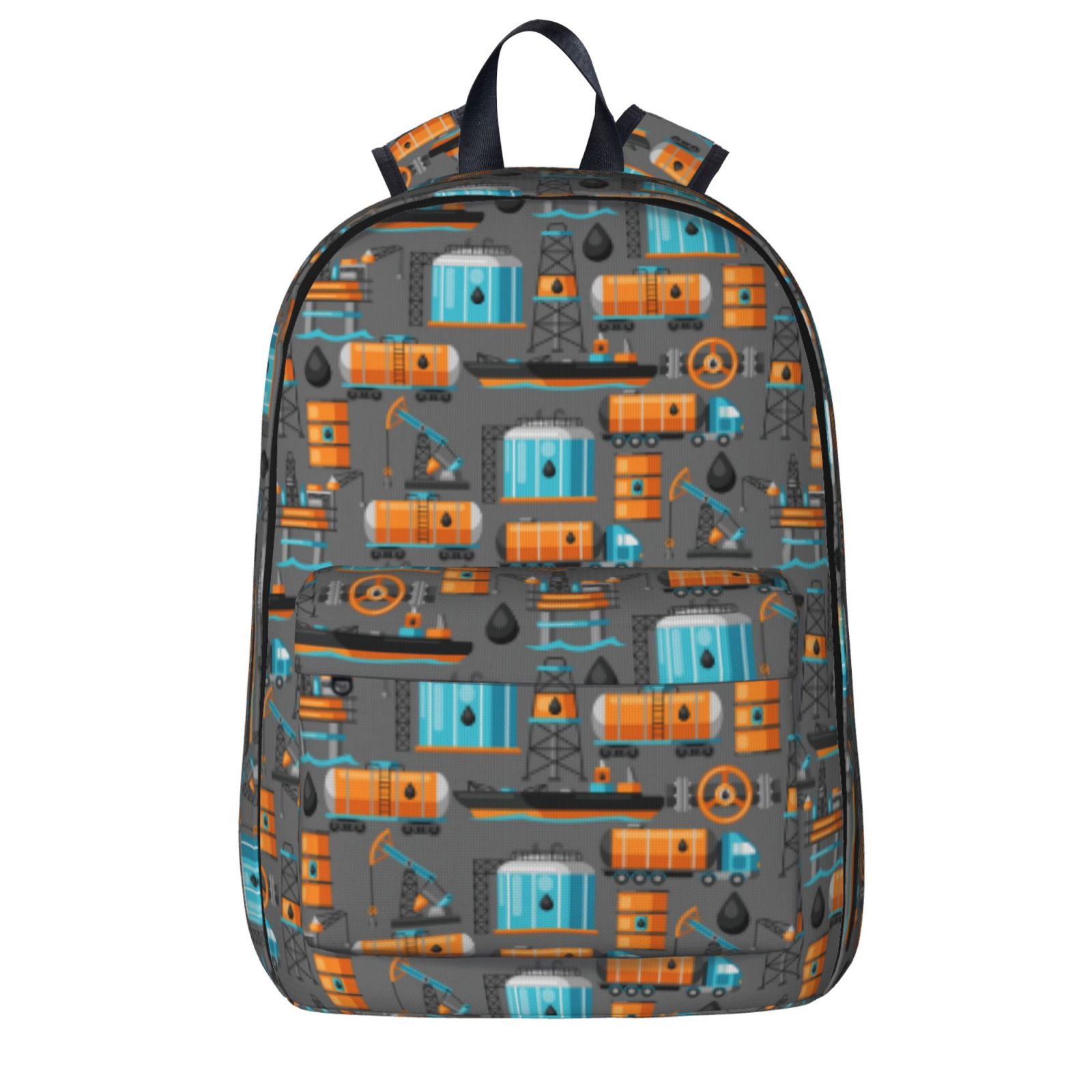 Naloa Industrial Transportation Print Laptop Backpack - Computer Bag ...