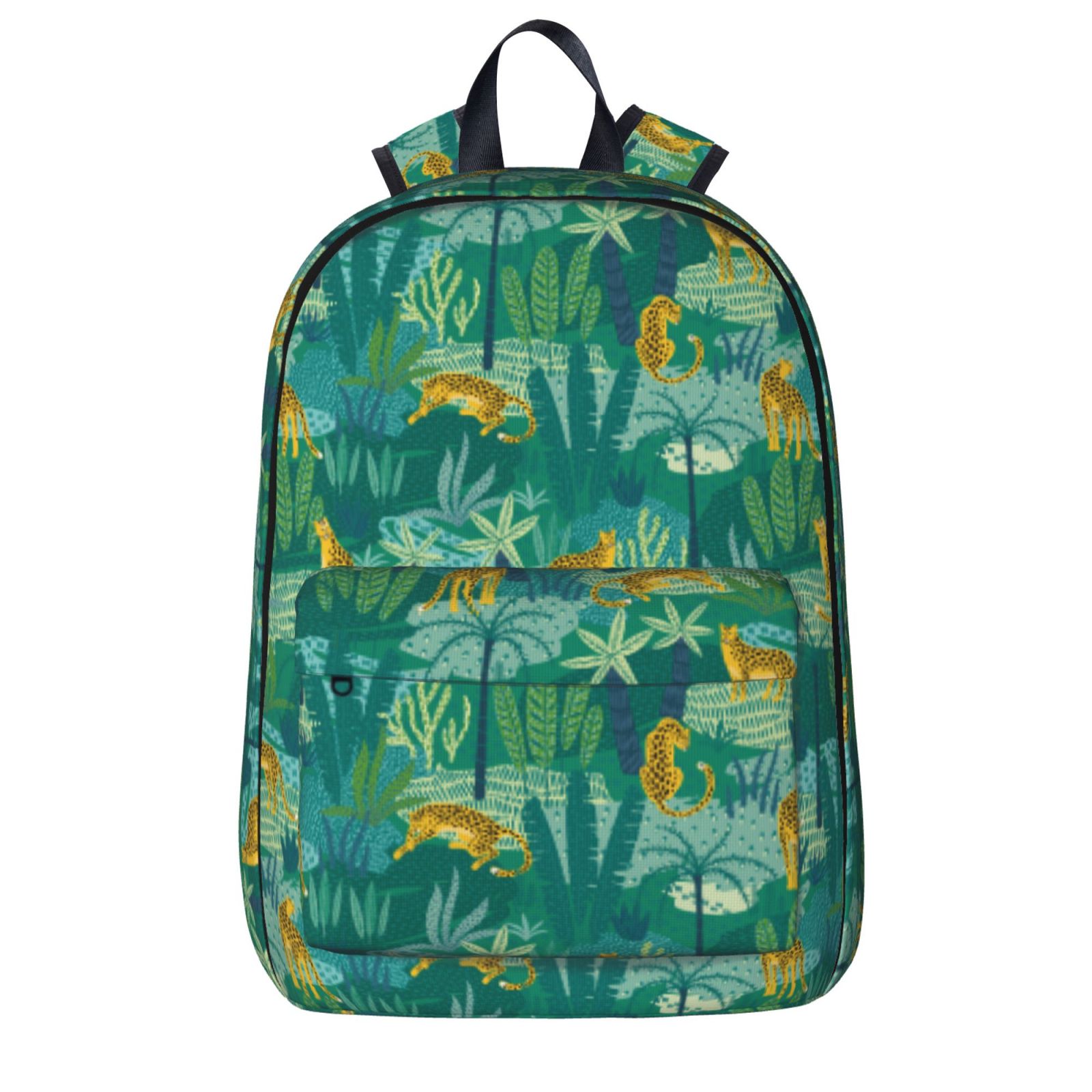 Naloa Jungle Leopard Print Laptop Backpack - Computer Bag with 2 ...