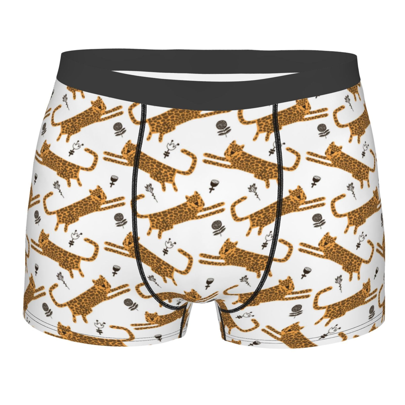 Naloa Leopard Print Print Mens Underwear - Boxers for Men, Classic ...