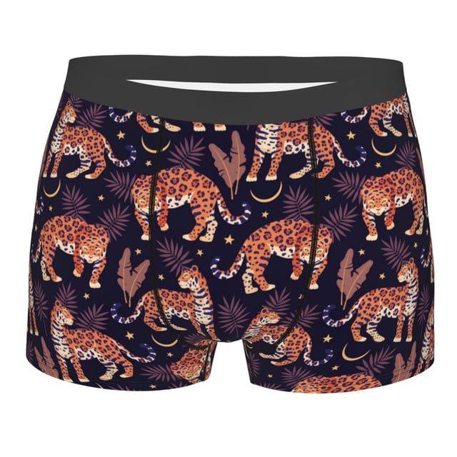 Naloa Leopard Print Print Mens Underwear - Boxers for Men, Classic ...