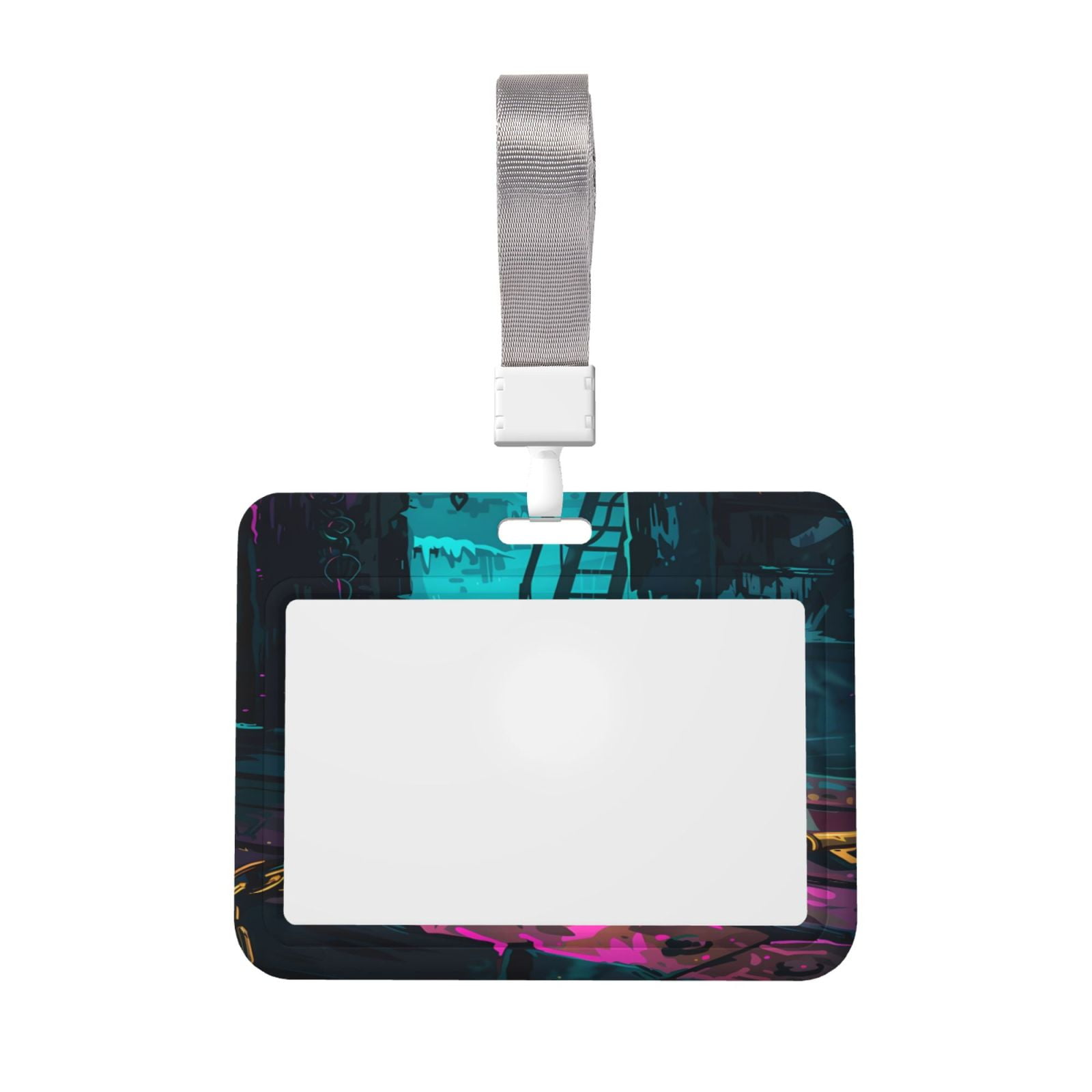 Naloa Lost Golden Key Card Badge Holder Work Badge Sleeve for Office ...