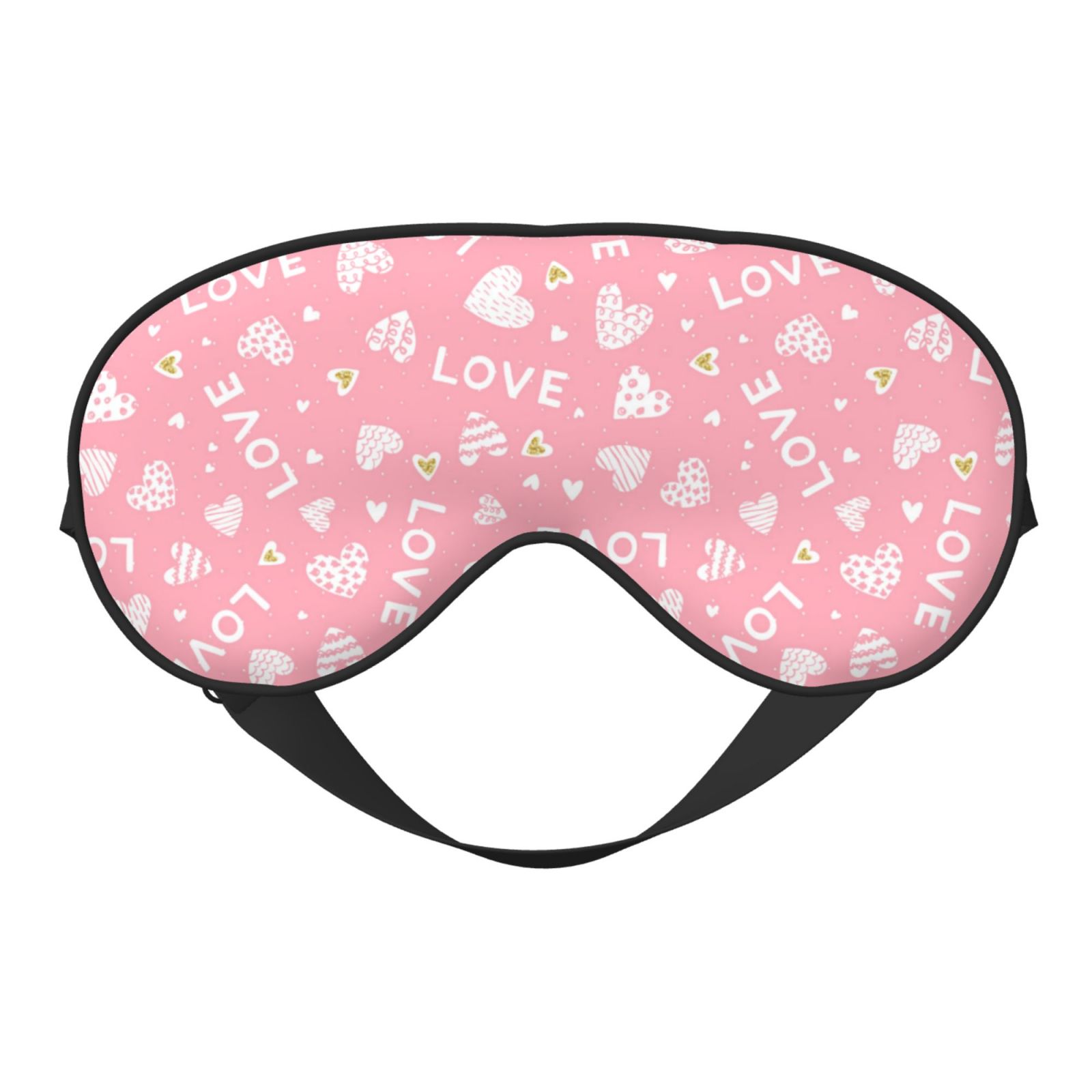 Naloa Love Print Sleep Mask for Sleeper, Light Blocking Sleeping Eye ...