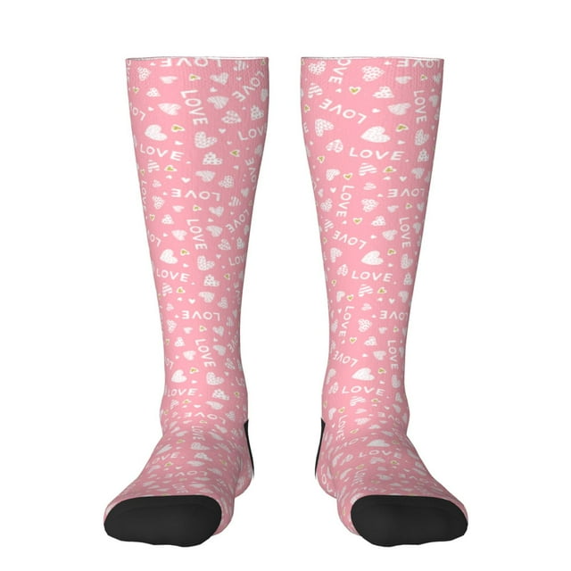Naloa Love Thigh High Socks Extra Long Stretchy Sock Women Over Knee ...