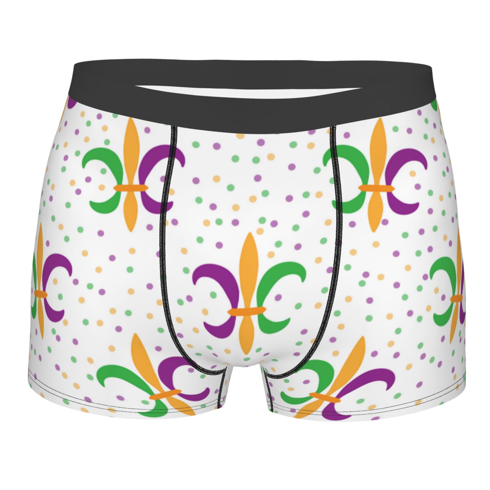 Naloa Mardi Gras Carnival1 Print Mens Underwear - Boxers for Men ...