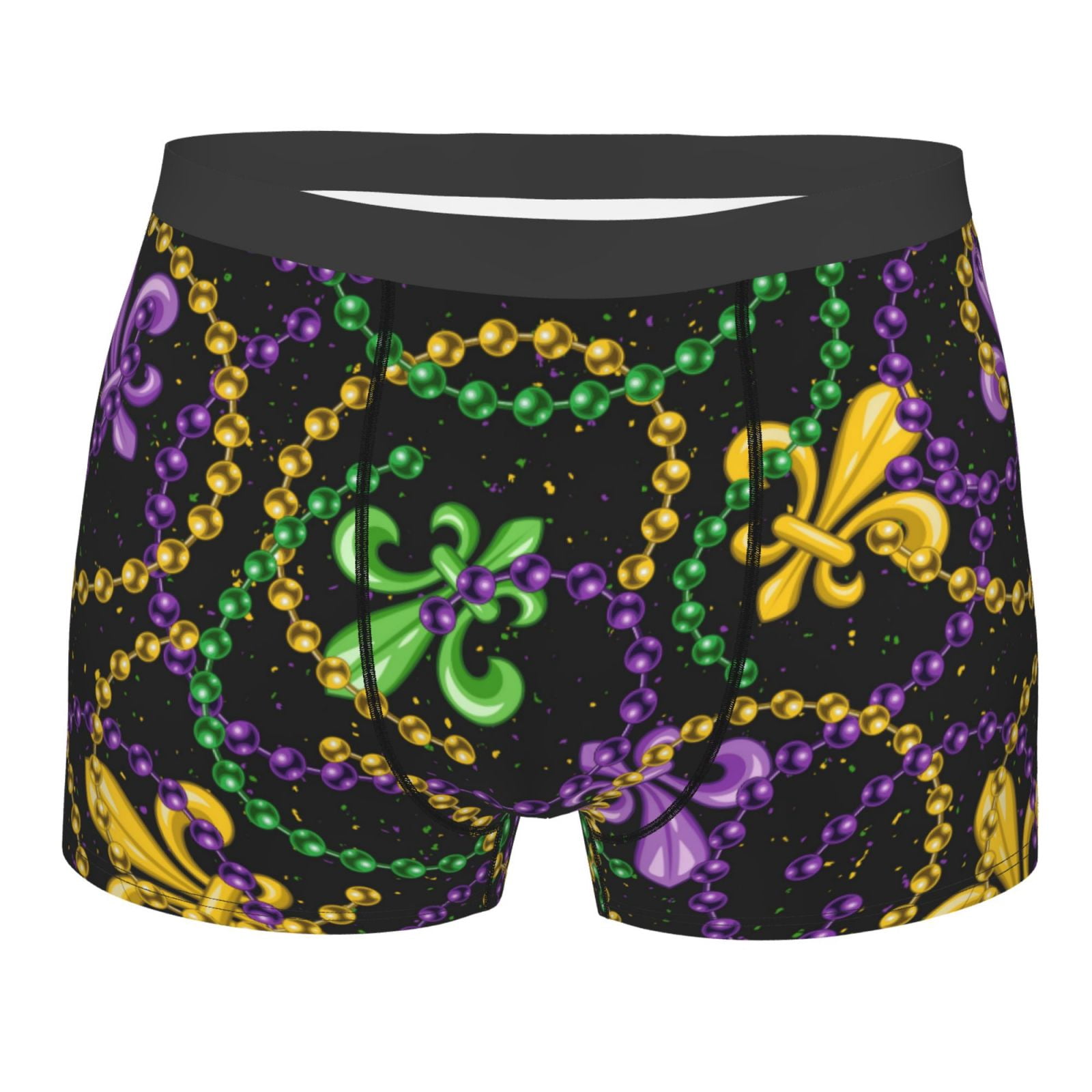 Naloa Mardi Gras6 Print Mens Underwear - Boxers for Men, Classic Briefs ...