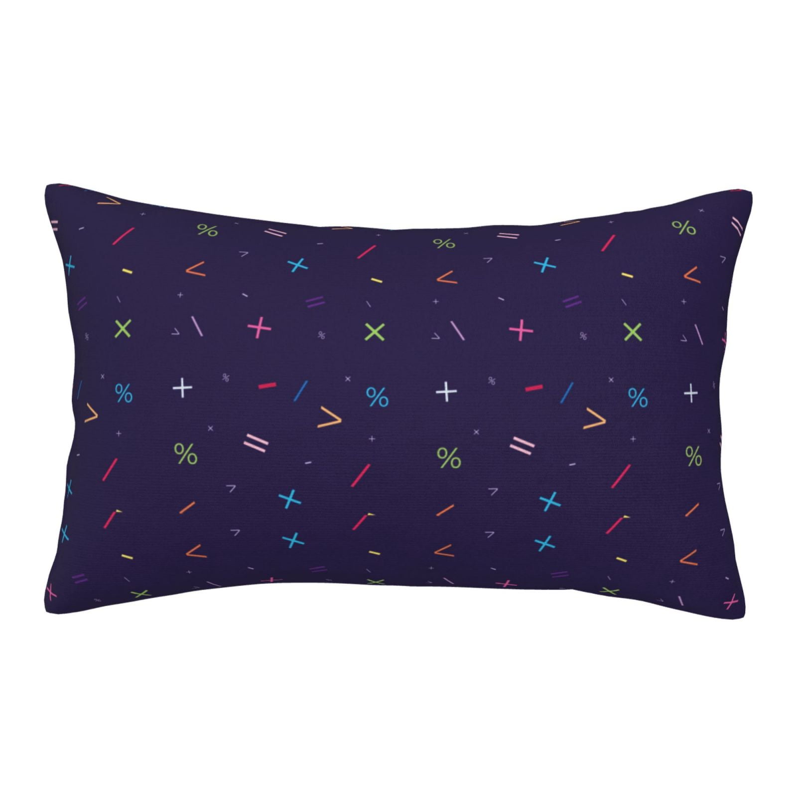 Naloa Mathematical Symbols Pillowcase, Throw Pillowcase, Wrinkle-Free ...