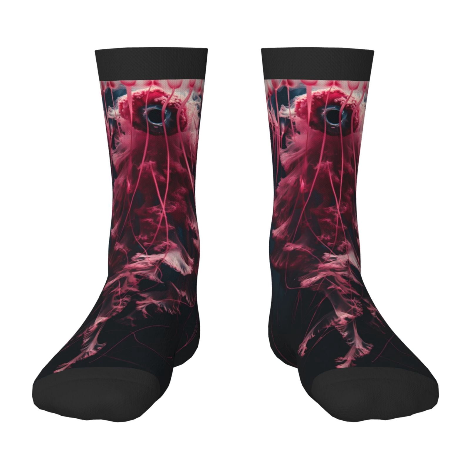Naloa Mesmerizing Pink Jellyfish Kids Socks Unisex Kids and Toddlers ...