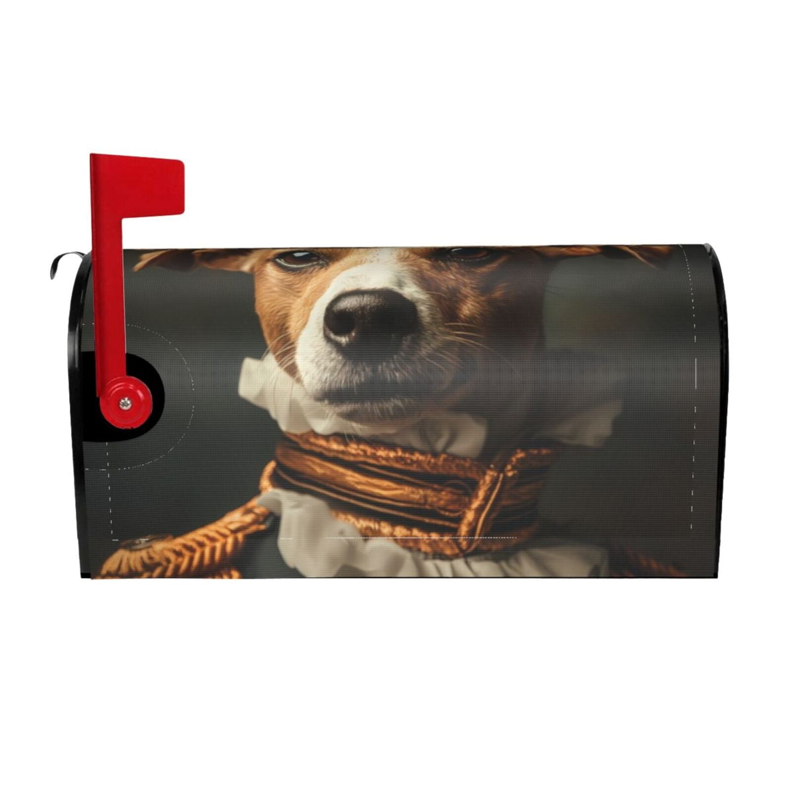 Naloa Modern Cute Dog Mailbox Covers Magnetic Post Box Cover Post ...