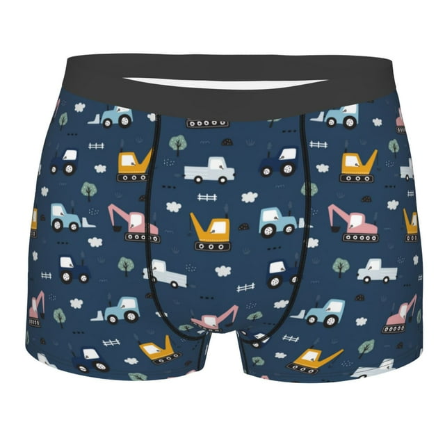 Naloa Modern Modern Excavator Print Mens Underwear - Boxers for Men ...