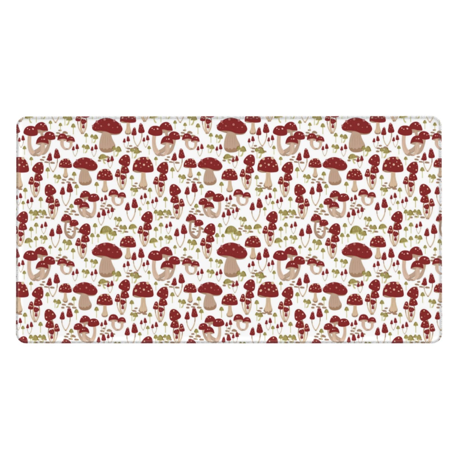 Naloa Mushroom Gaming Mouse Pad Large Mouse Mat Long Extended Desk Pad ...