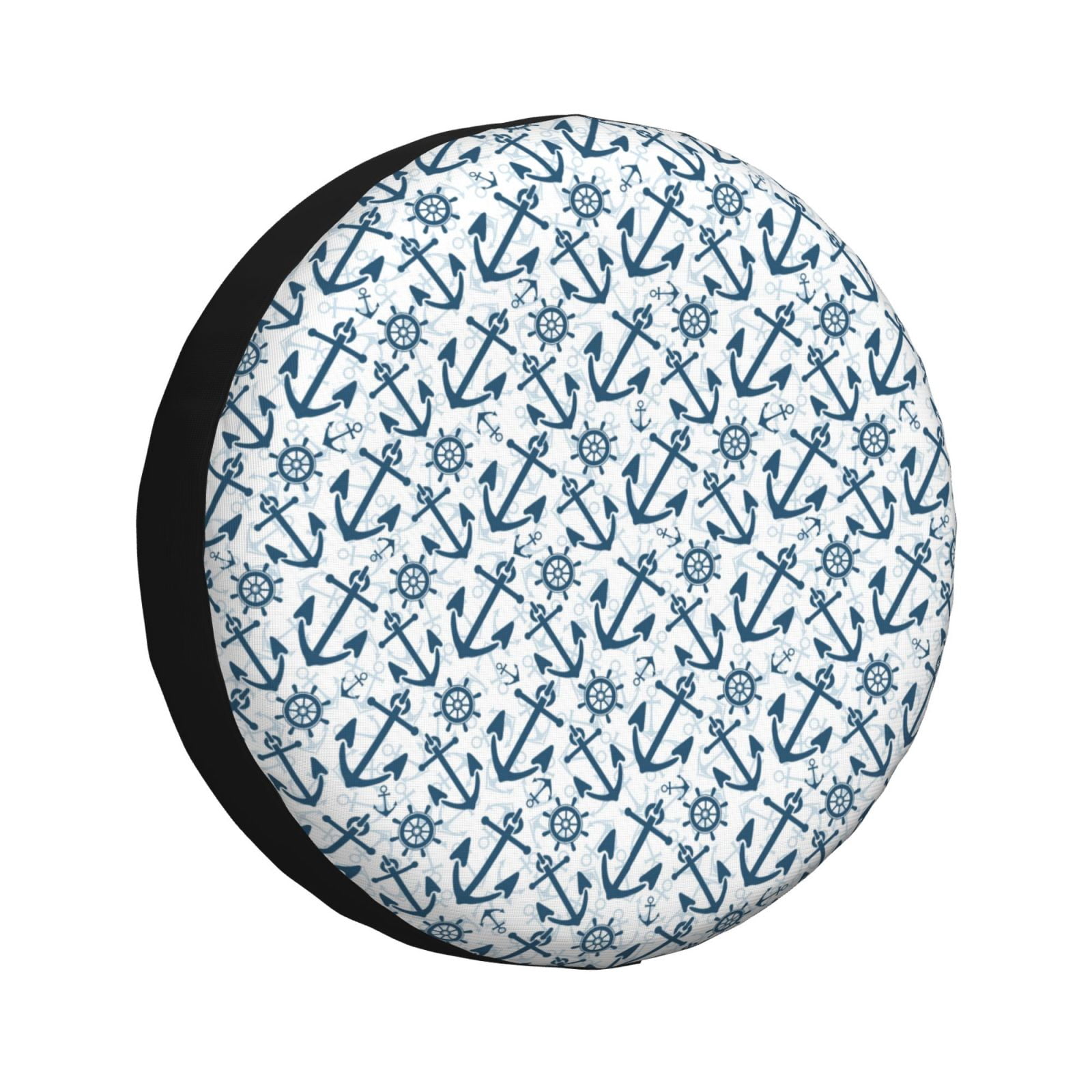 Naloa Nautical Theme Anchors PVC Leather Spare Tire Wheel Cover for Car ...