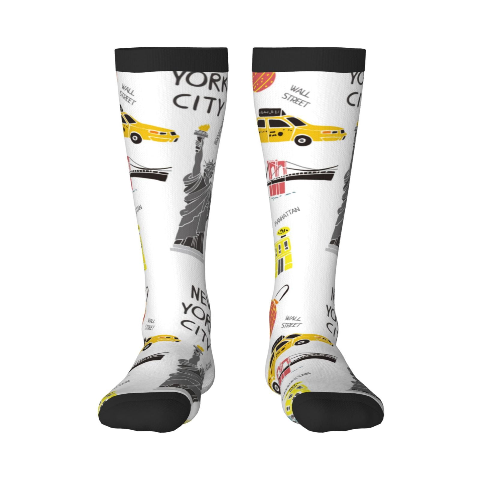 Naloa New York Thigh High Socks Extra Long Stretchy Sock Women Over ...