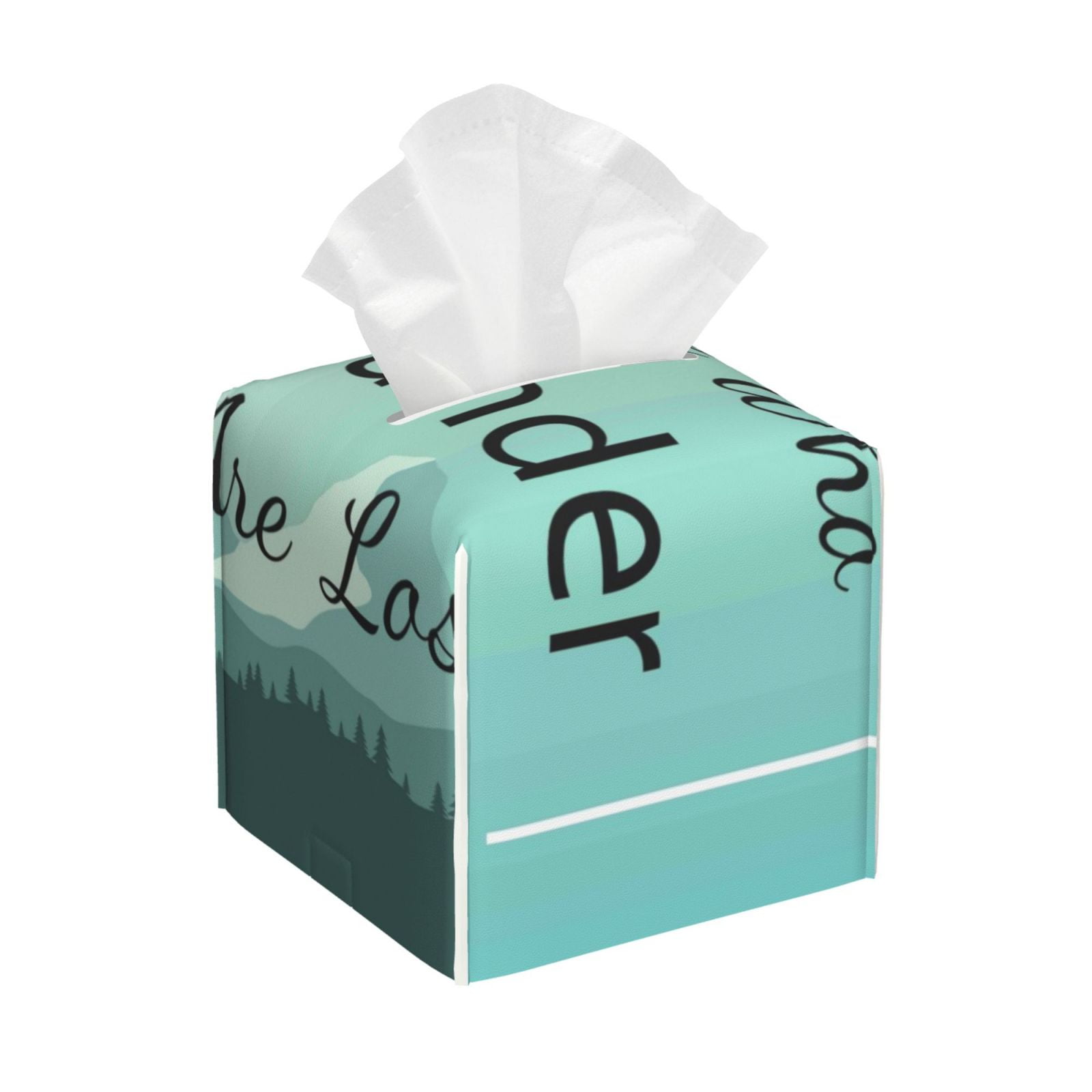 Naloa Not All Those Who Wander Are Lost1 Tissue Box CoverLeather Tissue ...
