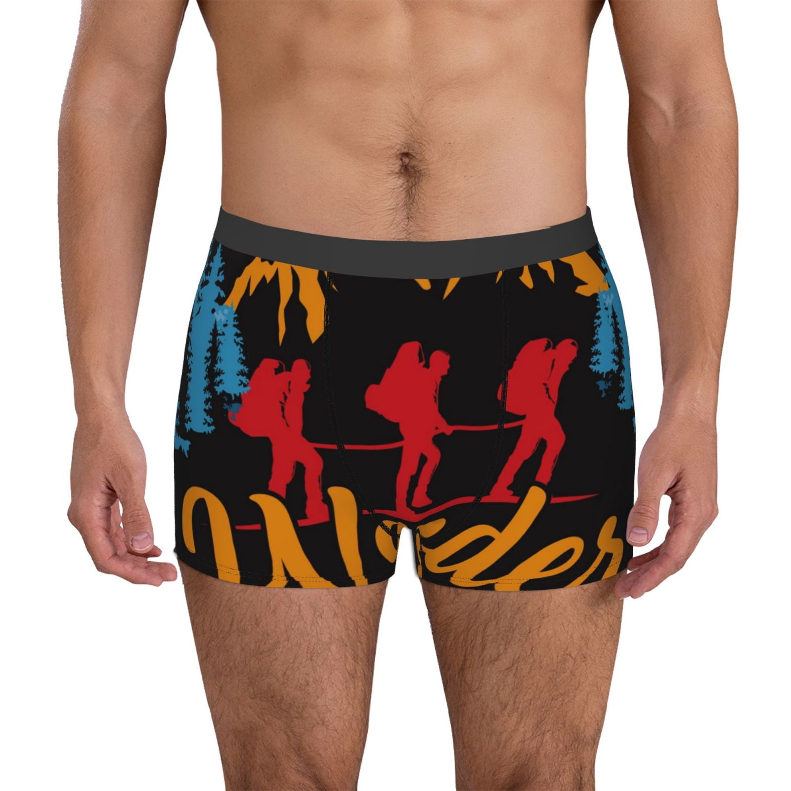 Naloa Not All Who Wander Are Lost Hiking Mens Underwear - Boxers for ...
