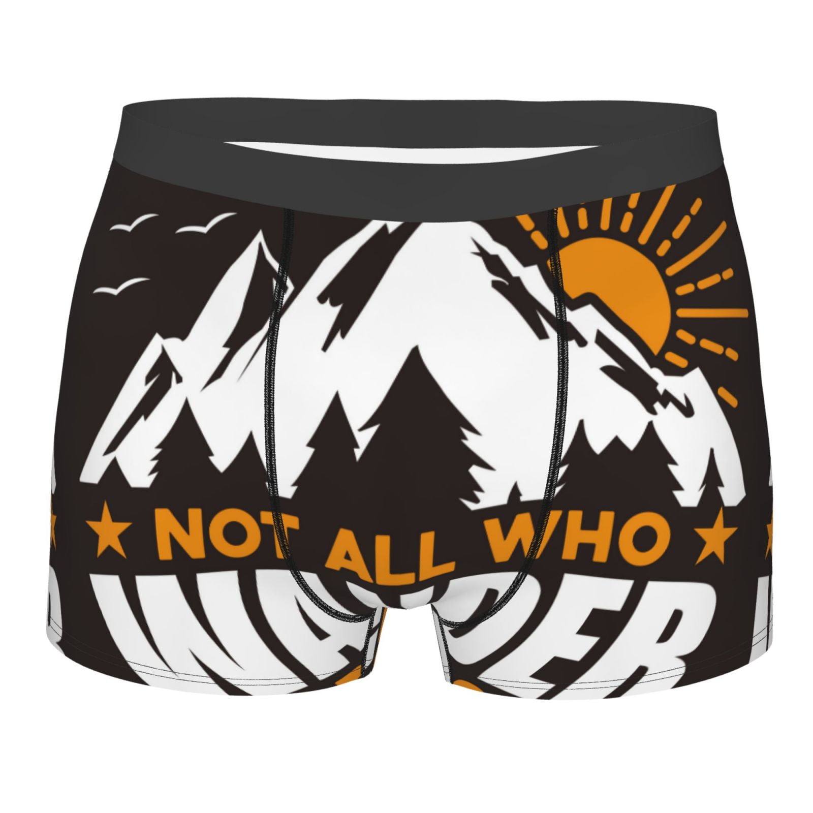Naloa Not All Who Wander Are Lost4 Print Mens Underwear - Boxers for ...