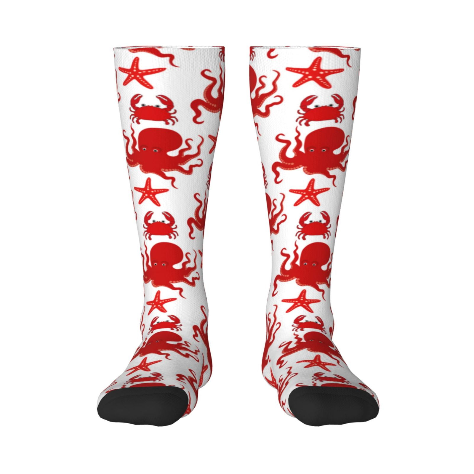 Naloa Octopus Thigh High Socks Extra Long Stretchy Sock Women Over Knee ...