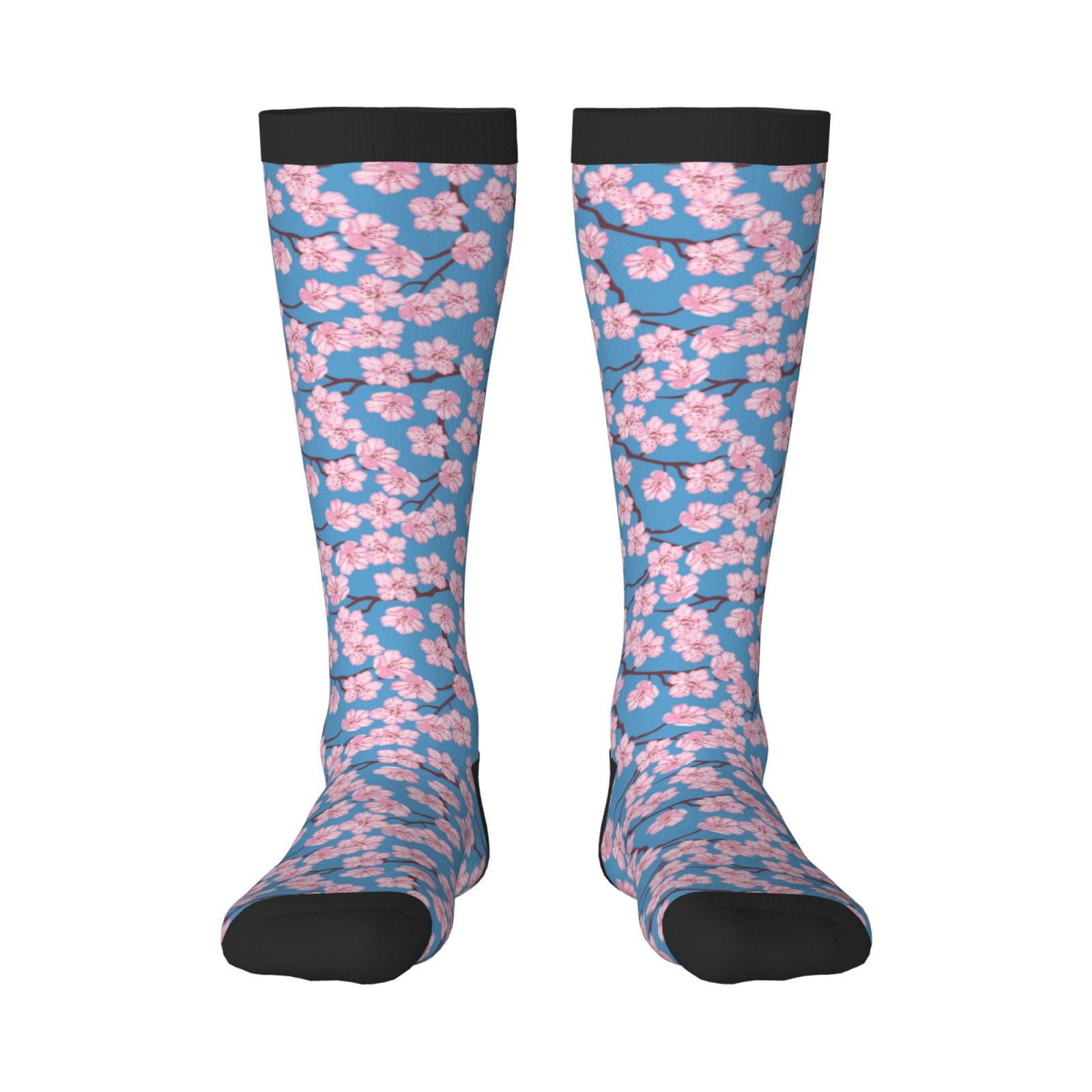 Naloa Orchids Flowers Thigh High Socks Extra Long Stretchy Sock Women ...