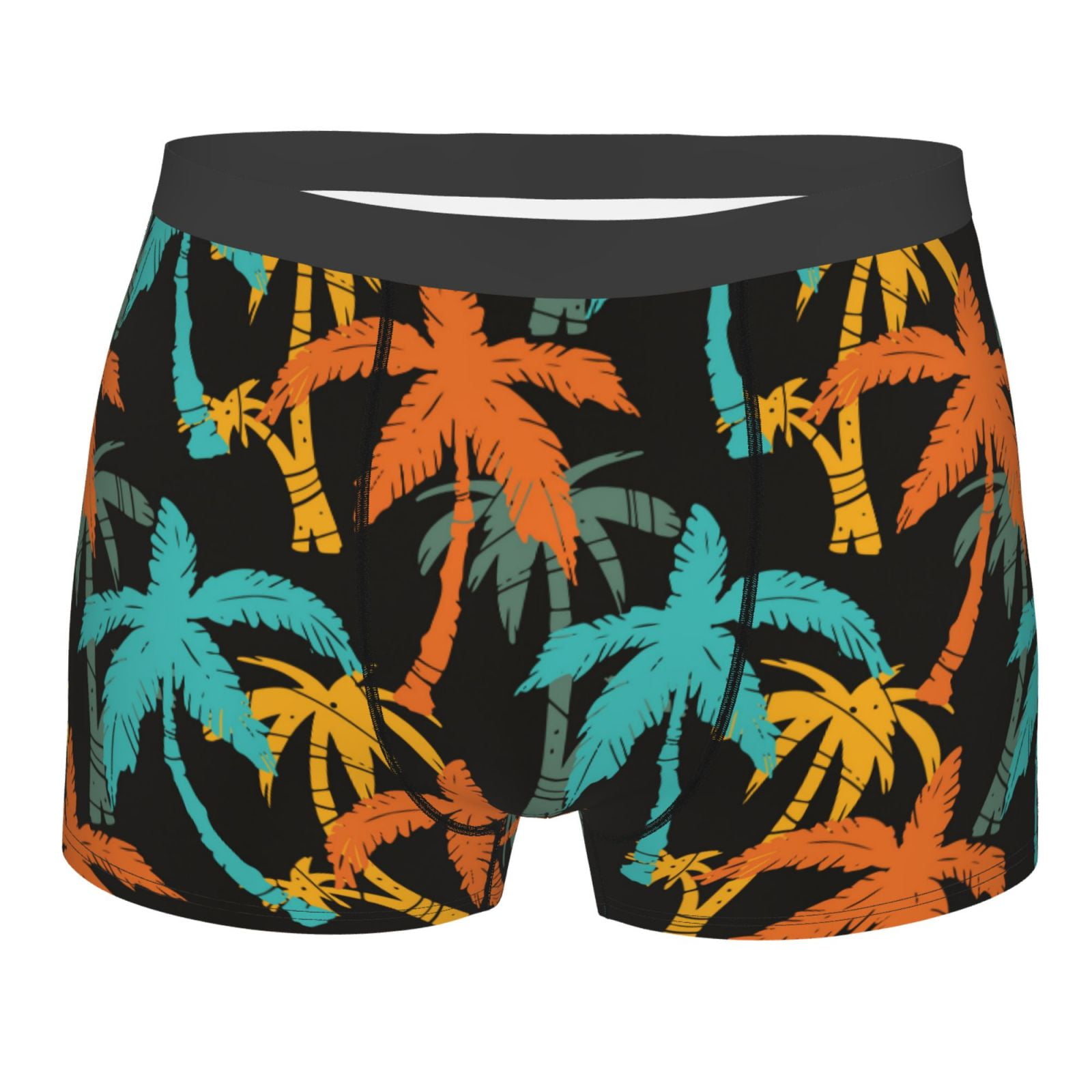 Naloa Palm Trees Print Mens Underwear - Boxers for Men, Classic Briefs ...