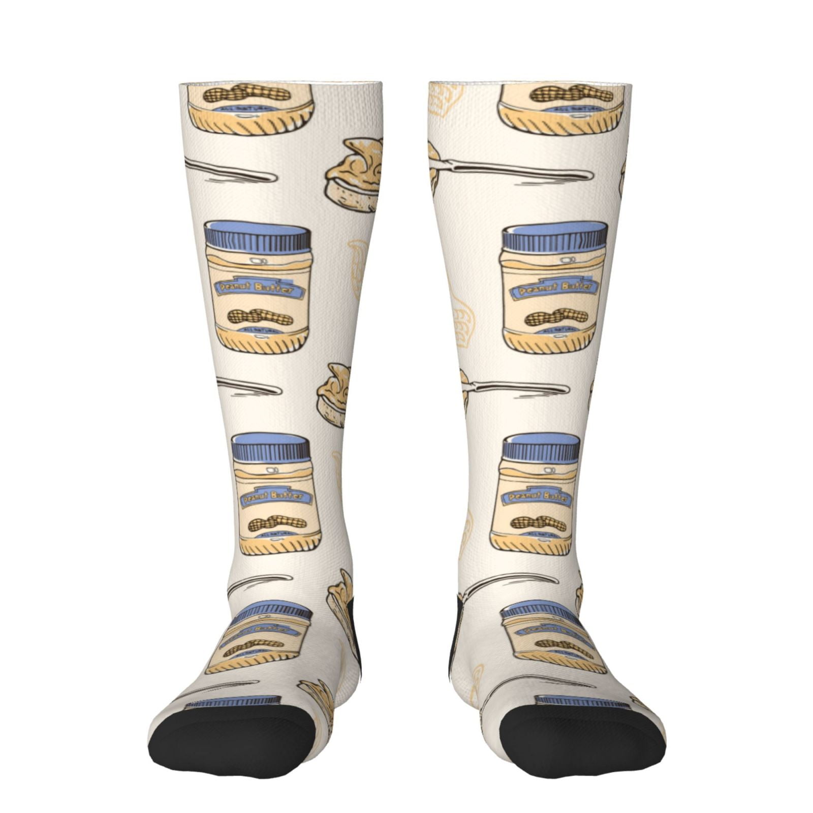 Naloa Peanuts Thigh High Socks Extra Long Stretchy Sock Women Over Knee ...