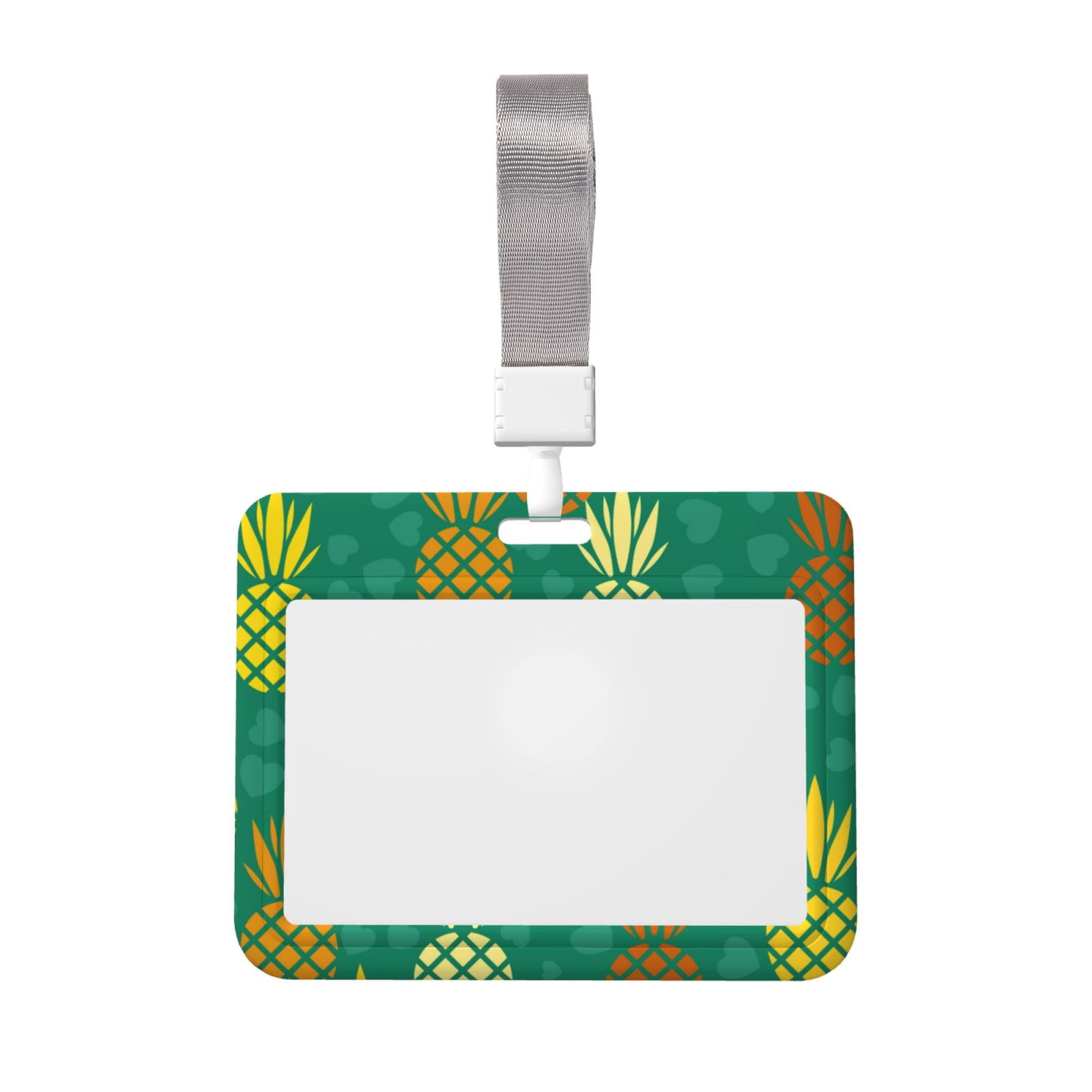 Naloa Pineapples1 Card Badge Holder Work Badge Sleeve for Office ...