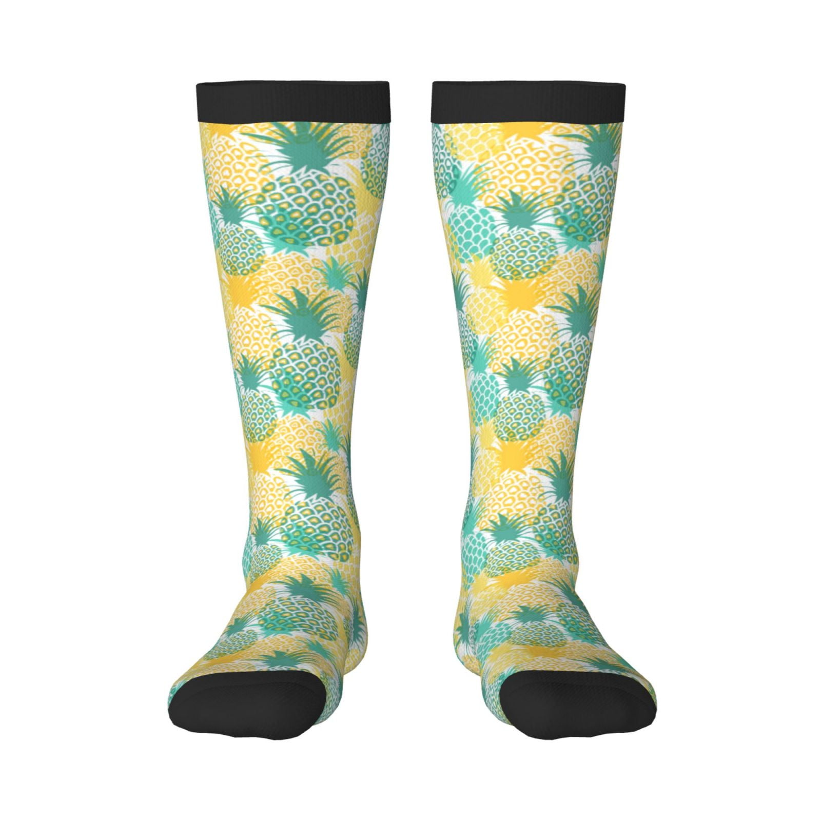 Naloa Pineapples1 Thigh High Socks Extra Long Stretchy Sock Women Over ...
