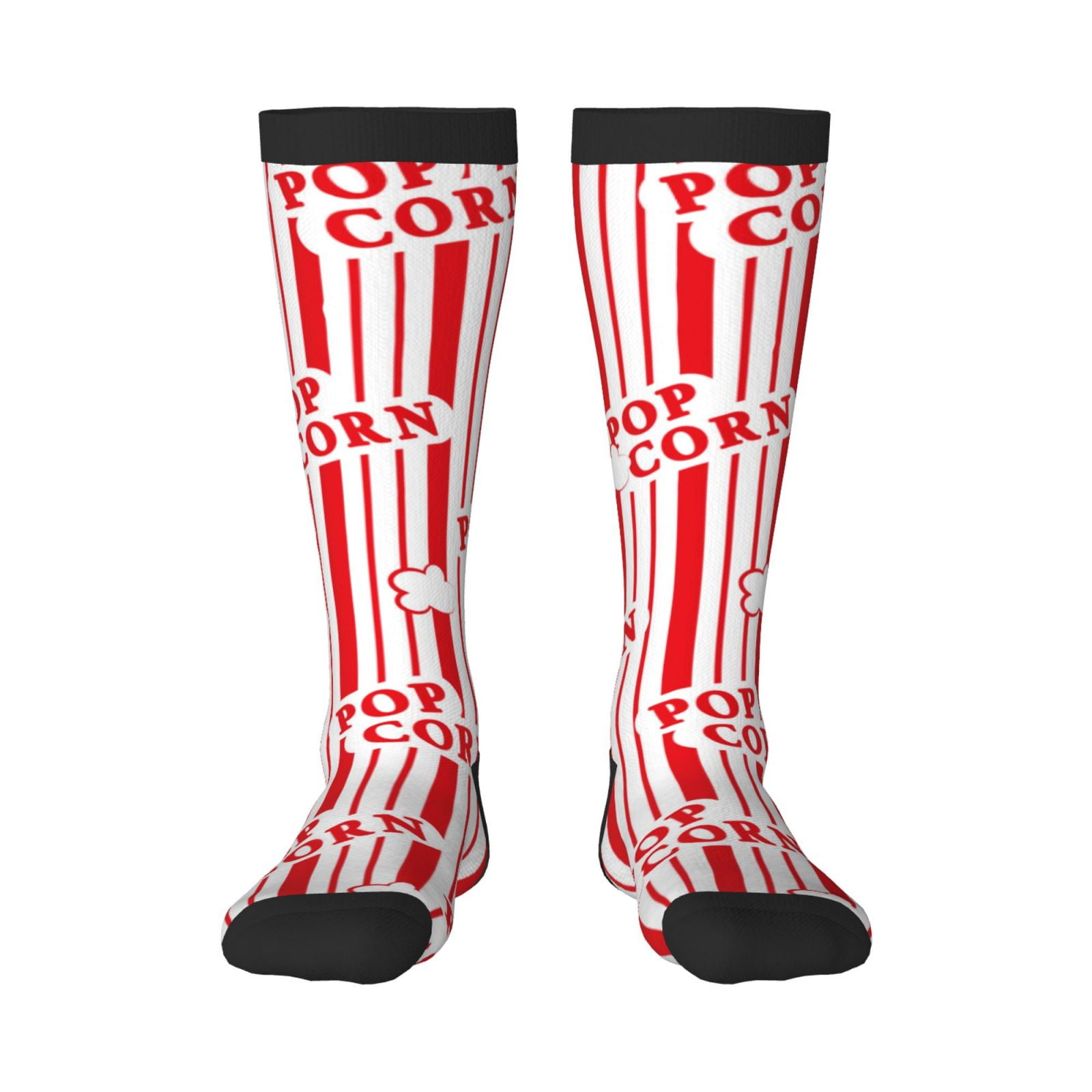 Naloa Popcorn 1 Thigh High Socks Extra Long Stretchy Sock Women Over ...